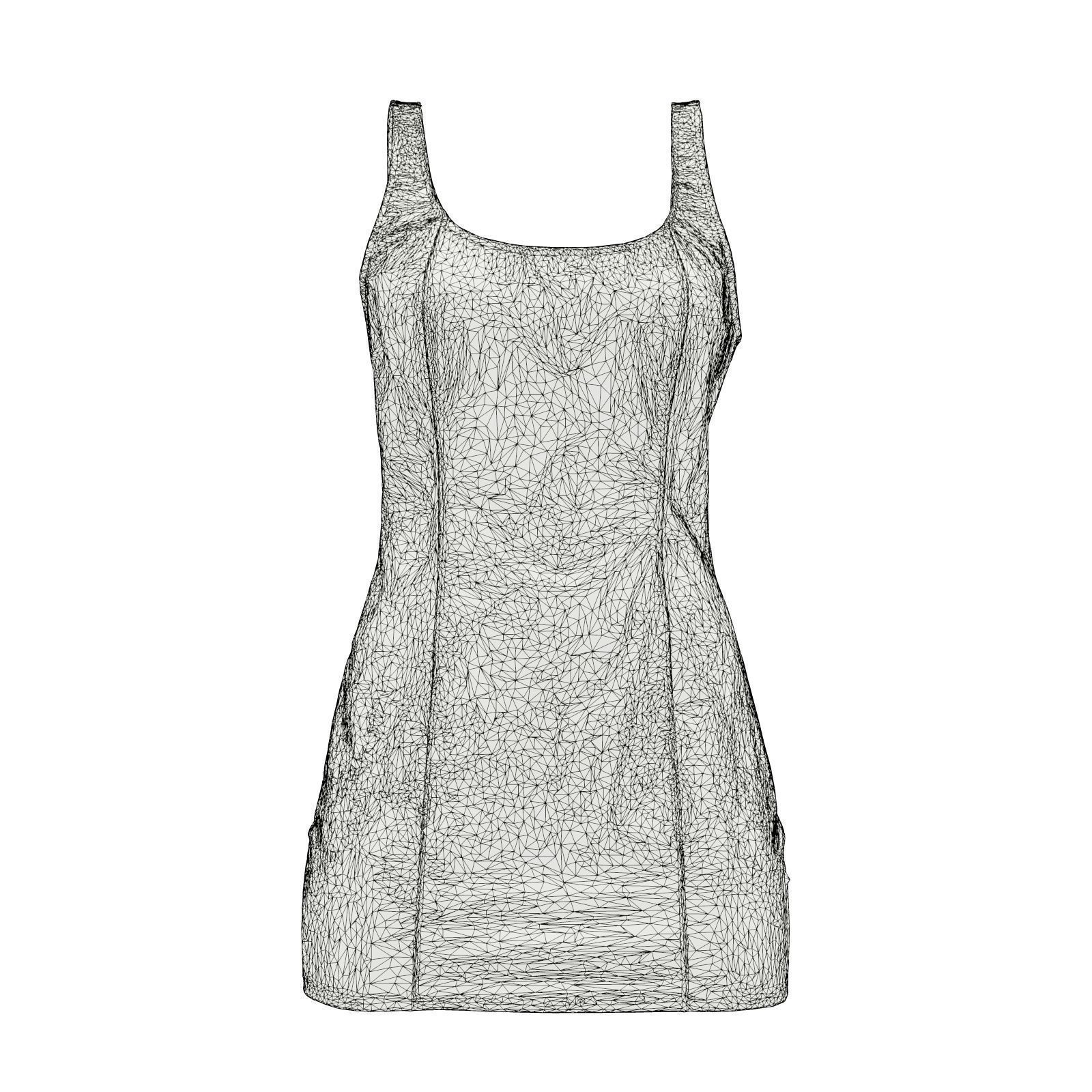 Oversized Dress 3D model | CGTrader