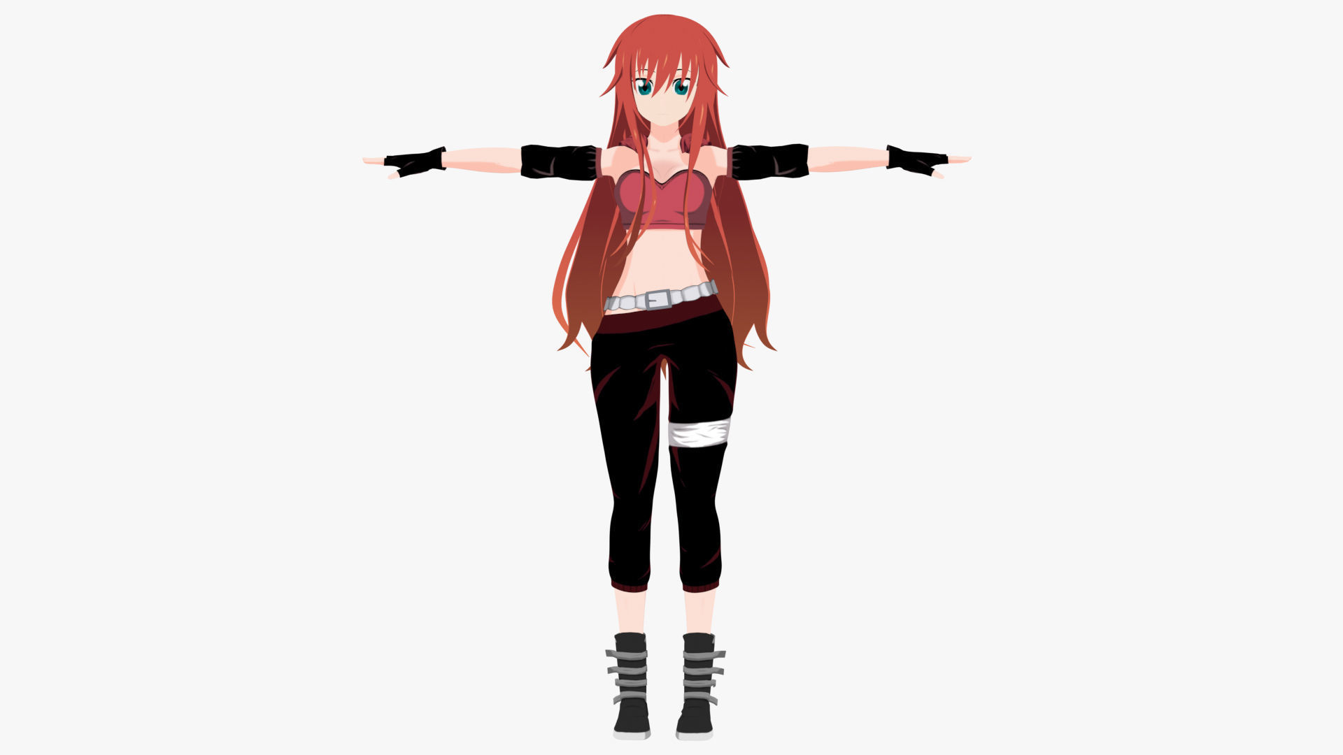 3D model Character Anime Girl VR / AR / low-poly | CGTrader