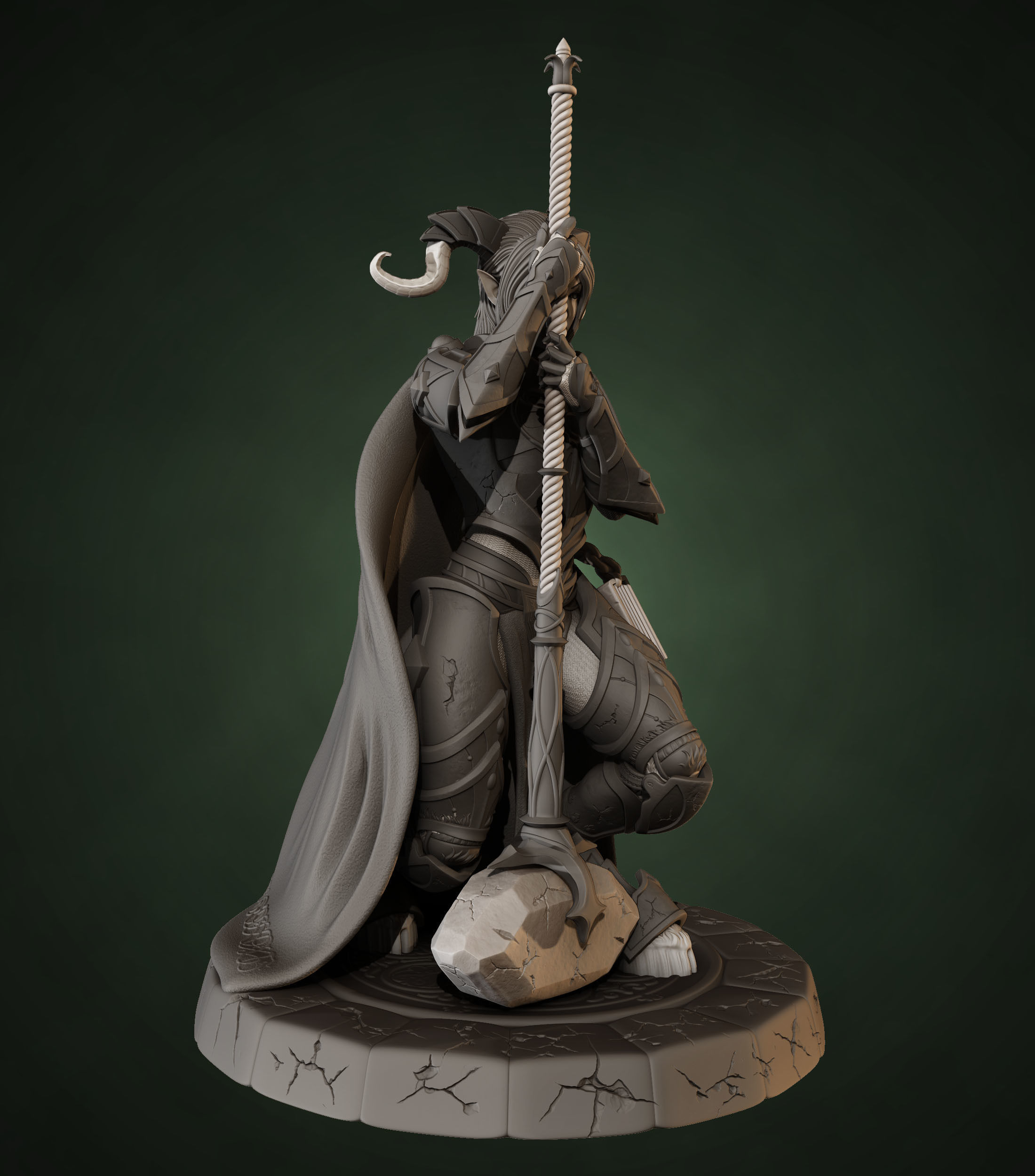 Draenei Yrel - World of Warcraft 3D model 3D printable | CGTrader