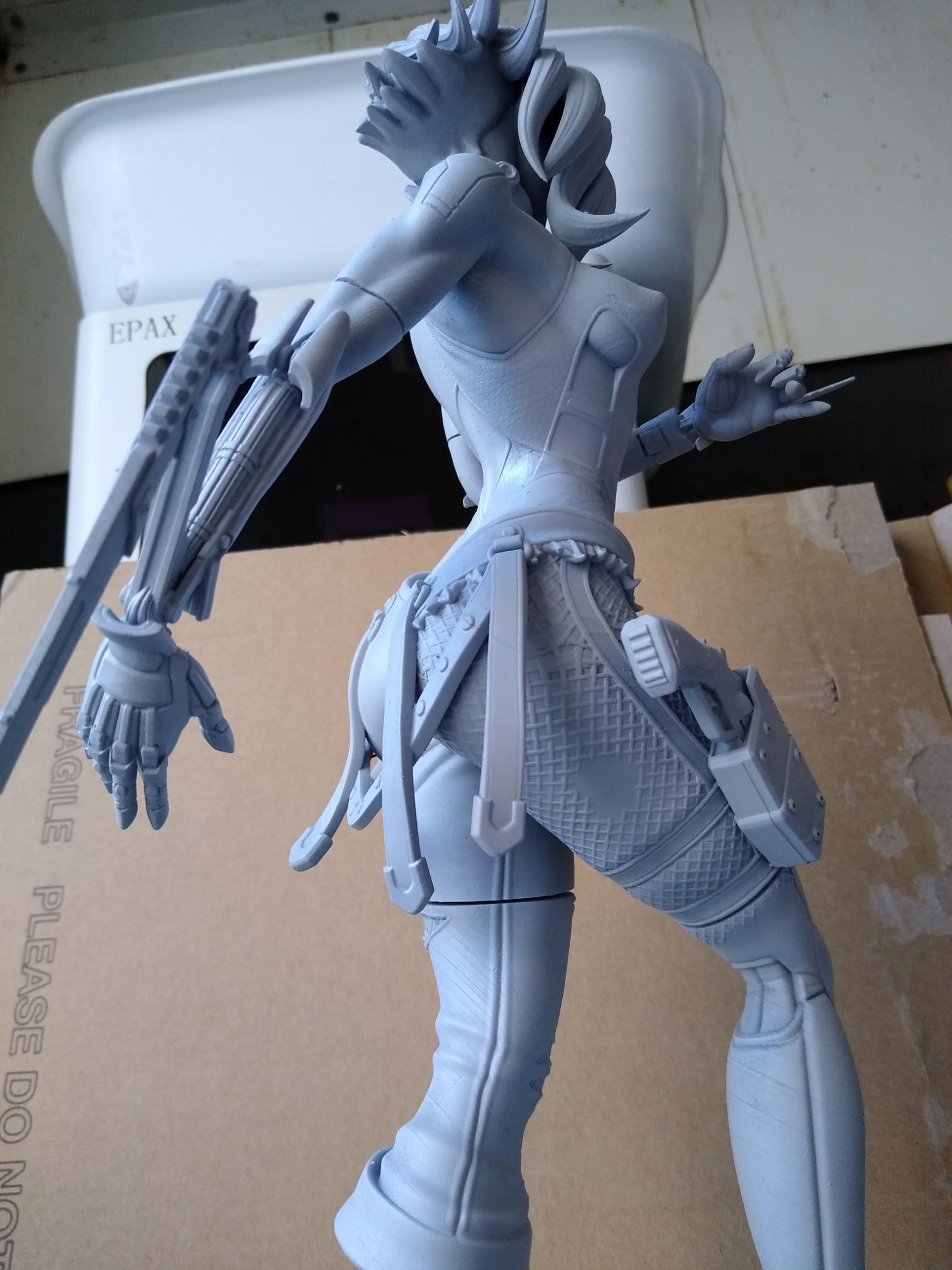 Cyberpunk Girl Blossom Multi Versions Sfw Nsfw Stl 3d Model 3d