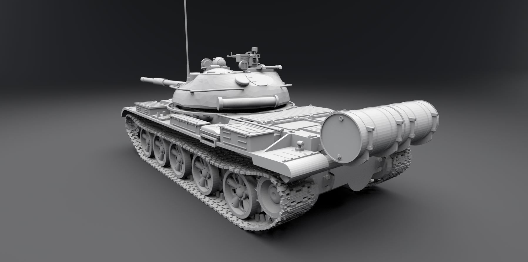 T62 Scale Model 3D model 3D printable | CGTrader