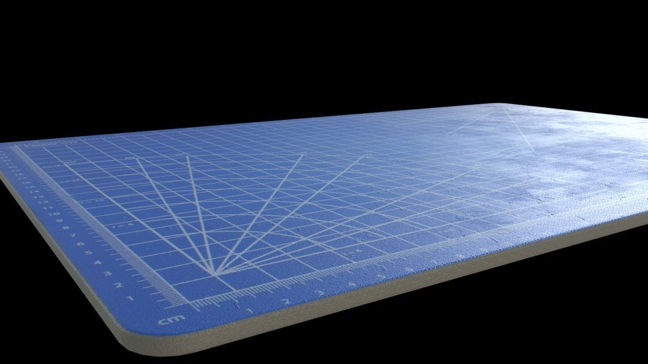 Cutting Mat 3D model | CGTrader