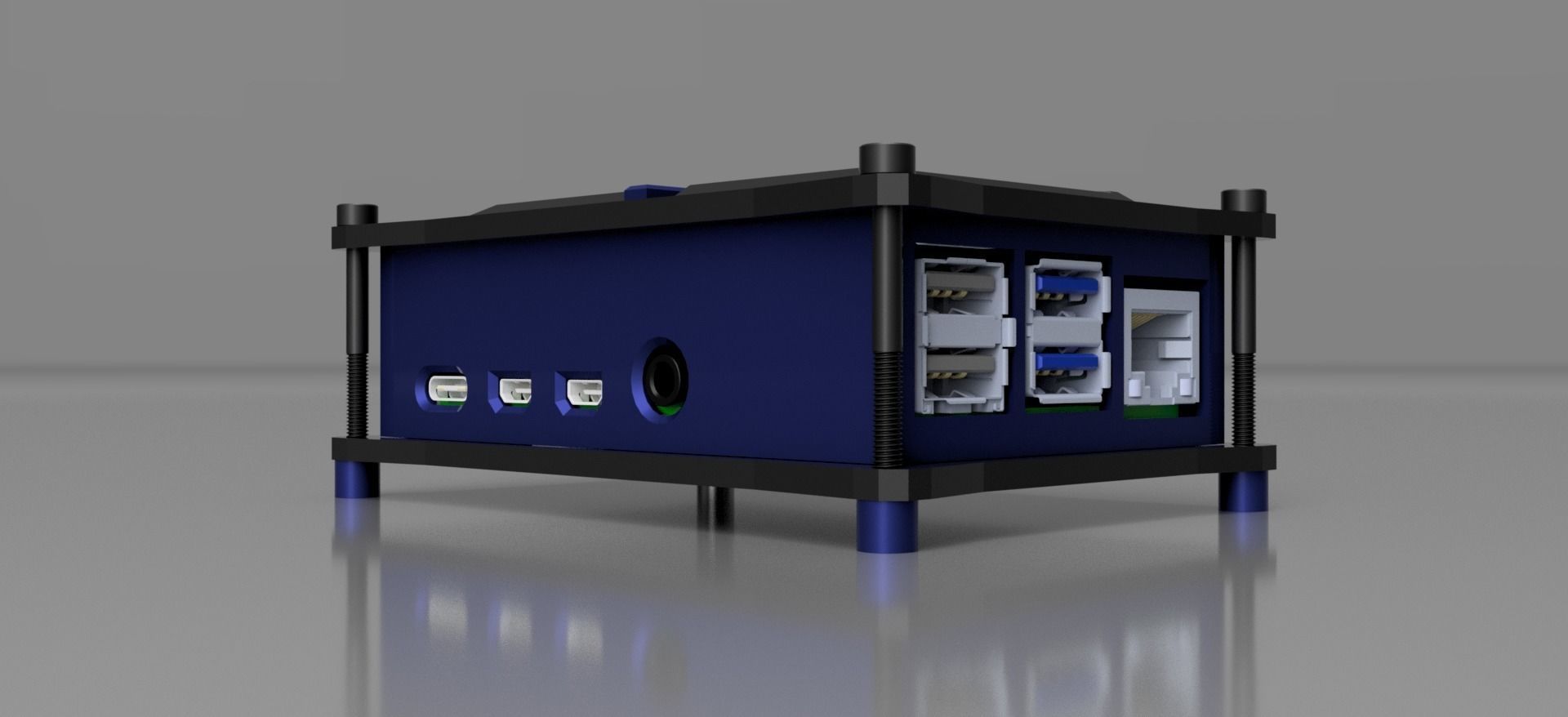 RASPBERRY PI 4 B BOX 3D model 3D printable | CGTrader