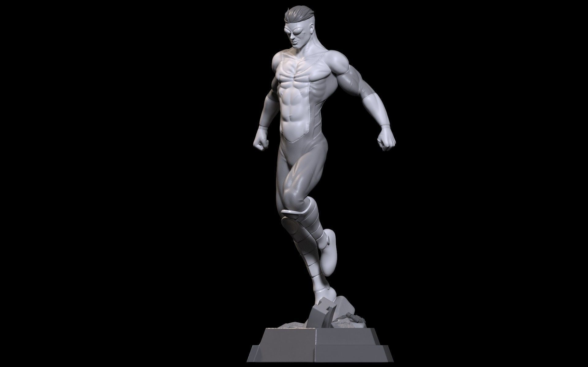 Fanart INVINCIBLE - Statue 3D model 3D printable | CGTrader