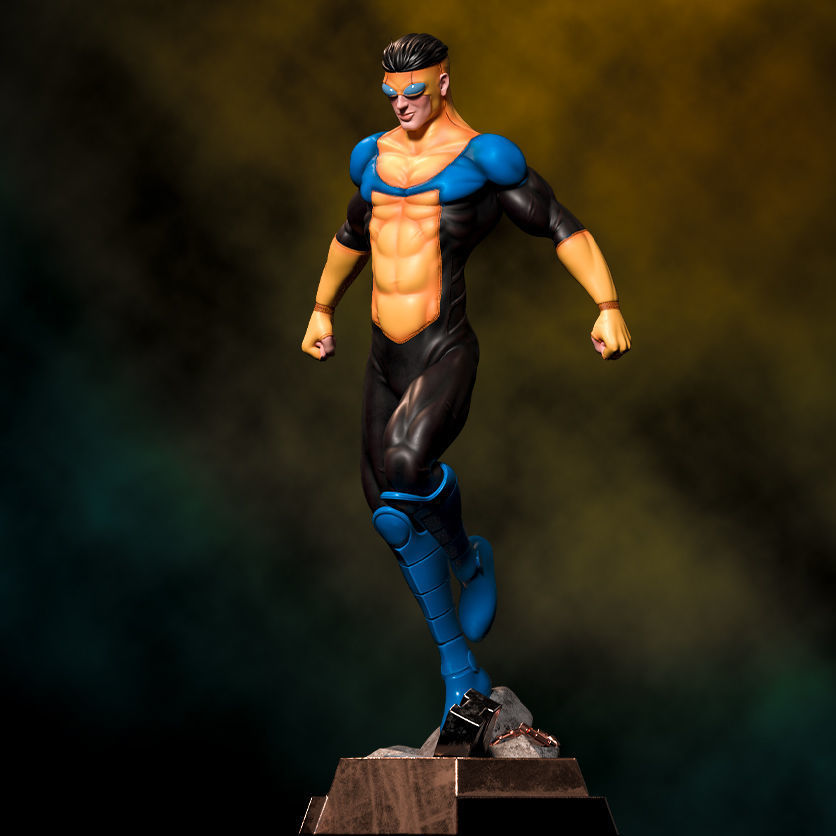 Fanart INVINCIBLE - Statue 3D model 3D printable | CGTrader