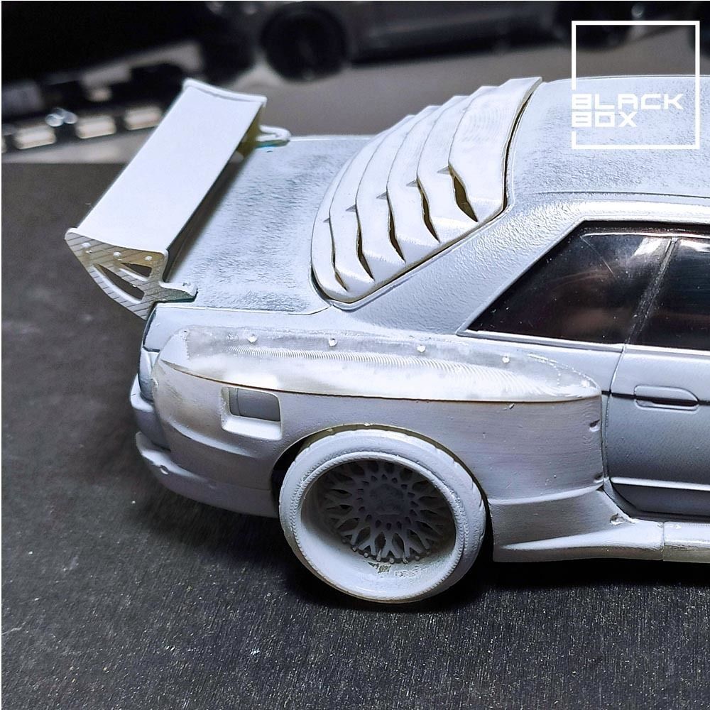 GTR R32 Louver and Wing for tamiya 1-24 and HOTHWEELS 1-64 3D model 3D ...