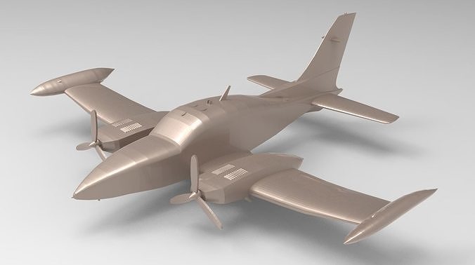 Aircraft 28 3D model | CGTrader