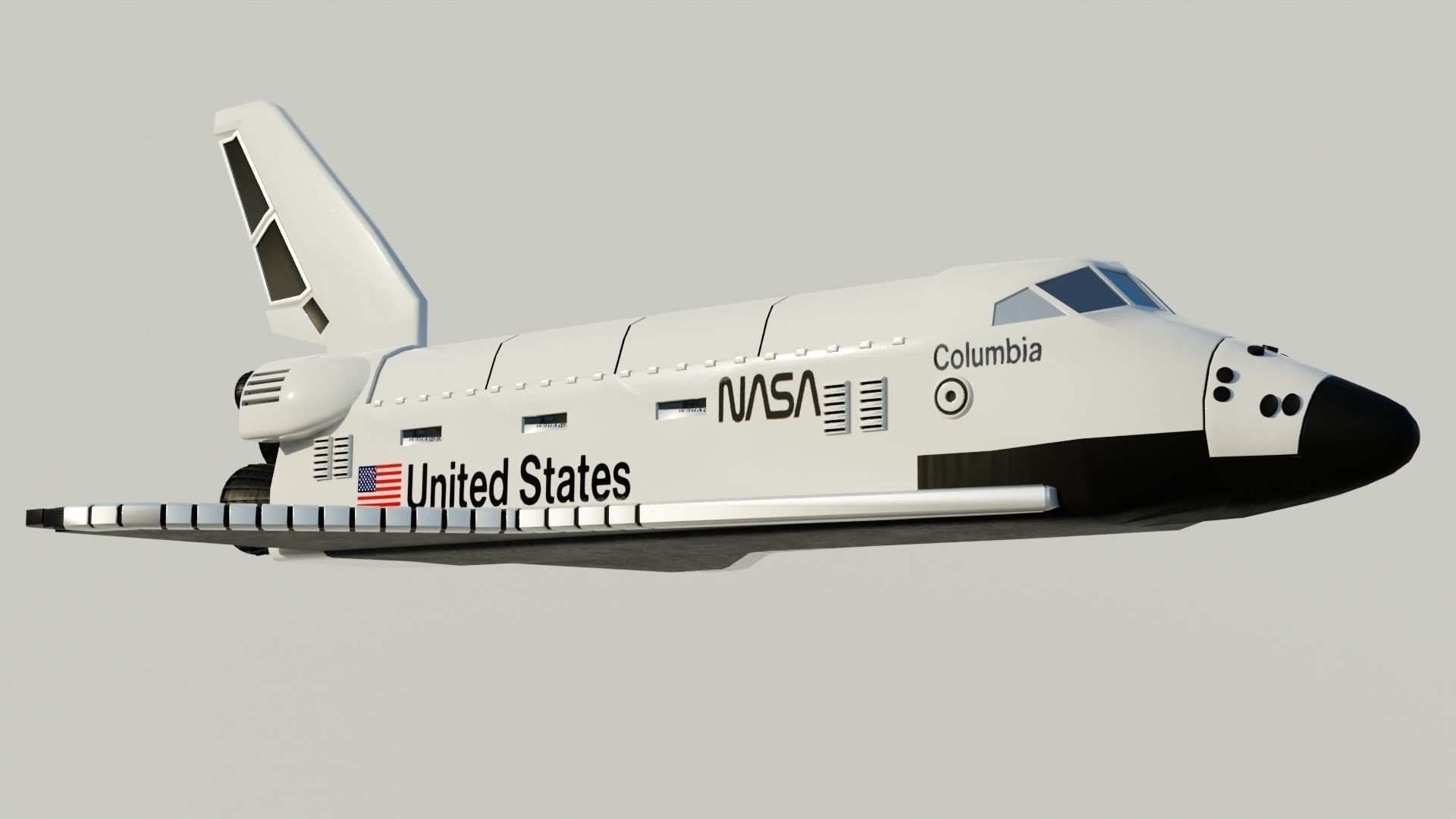 3D model Space Shuttle 3D model VR / AR / low-poly | CGTrader
