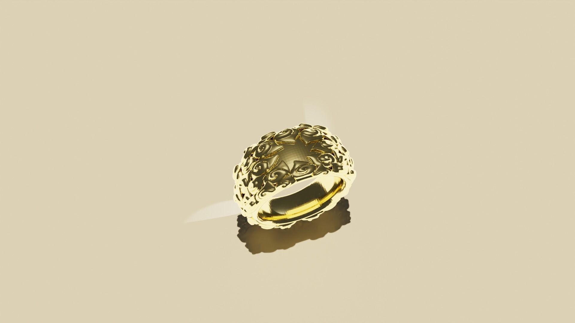 One Piece Devil Fruit Ring 3D model 3D printable | CGTrader