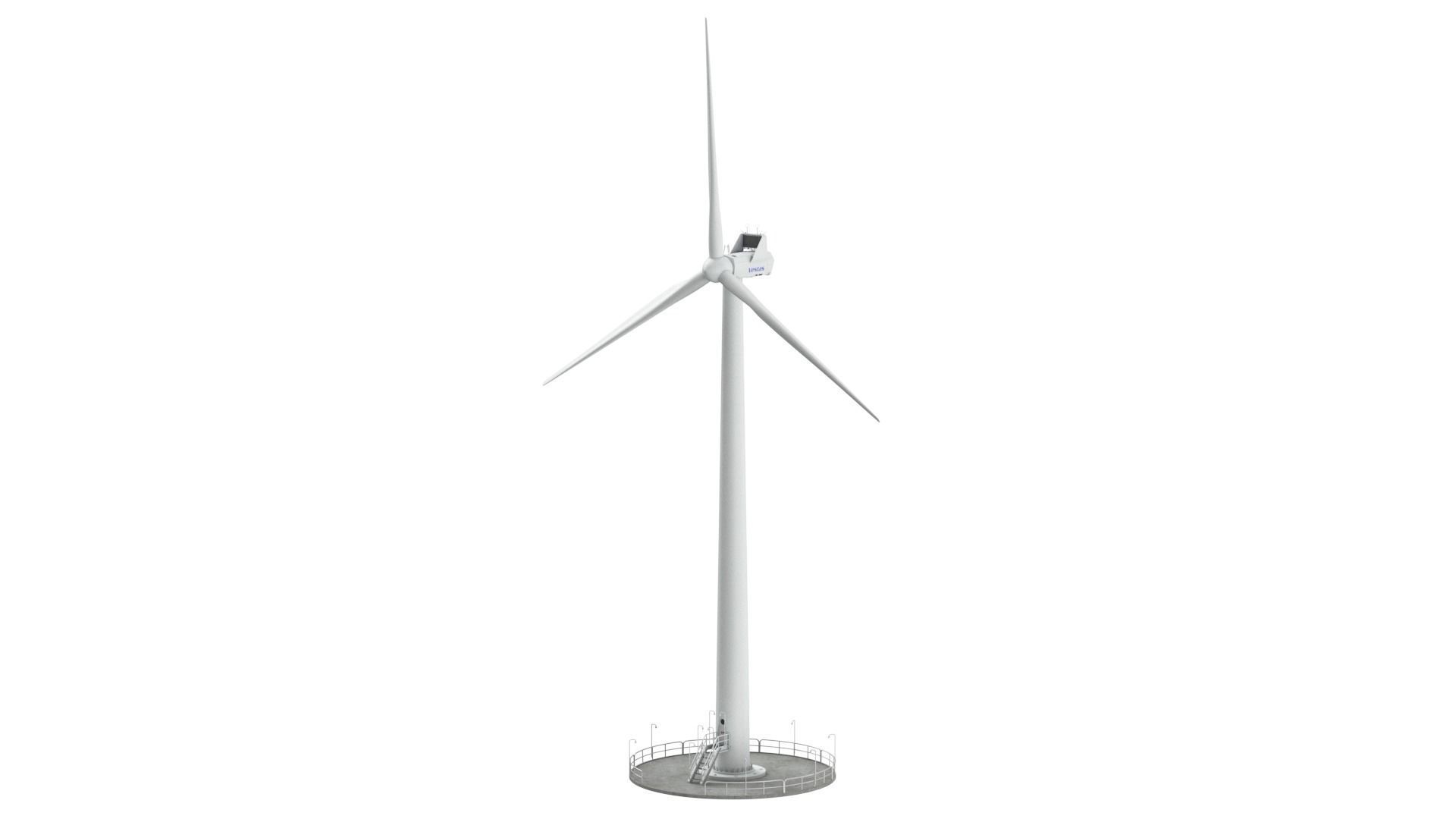 Wind Turbine Vestas with details 3D model | CGTrader