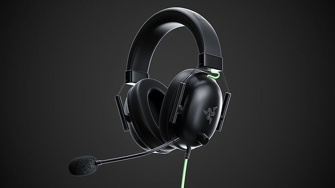 Razer-black-shark-v2 3D model | CGTrader