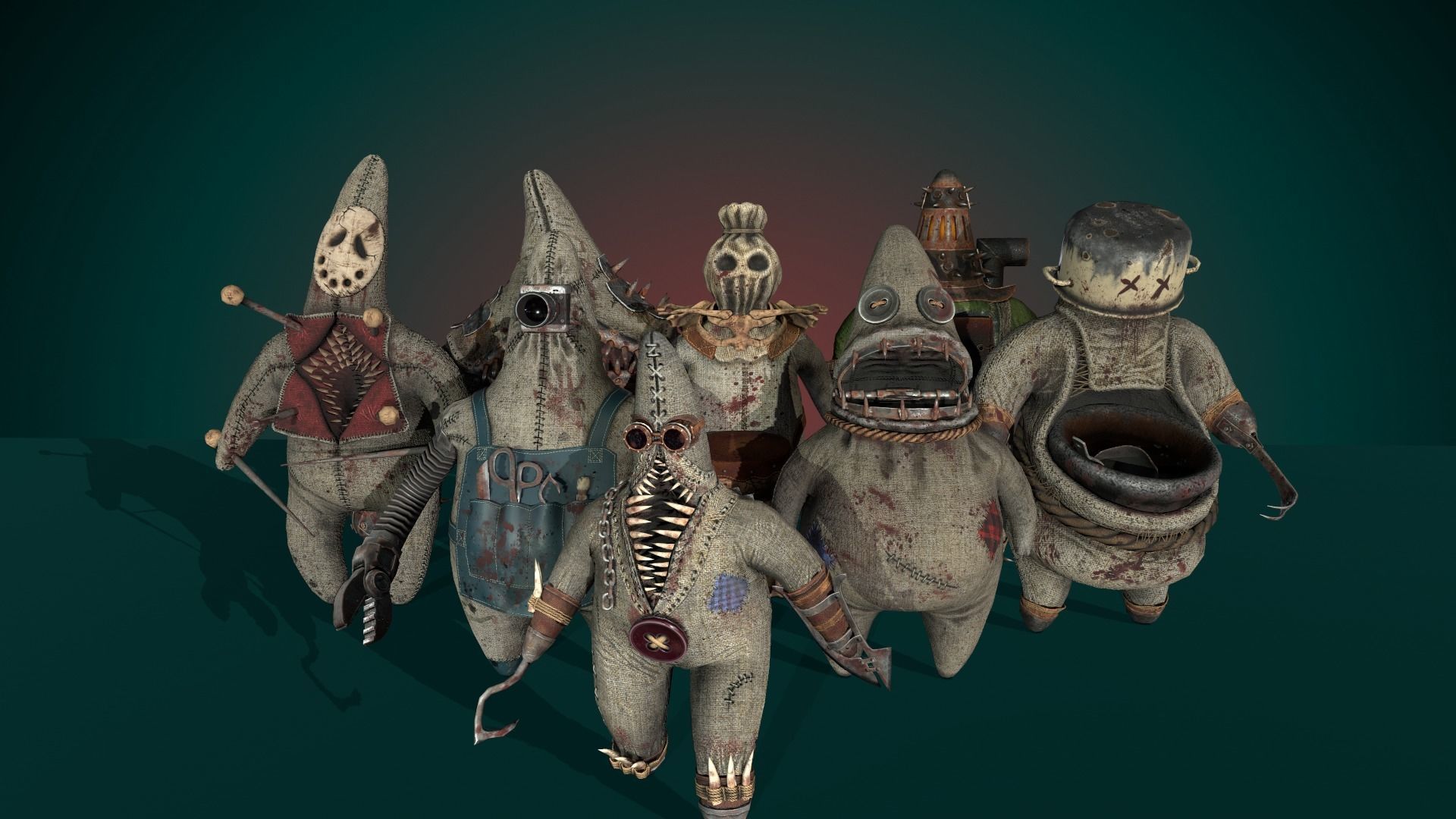 Stitch Creatures Pack 3D Model Collection | CGTrader