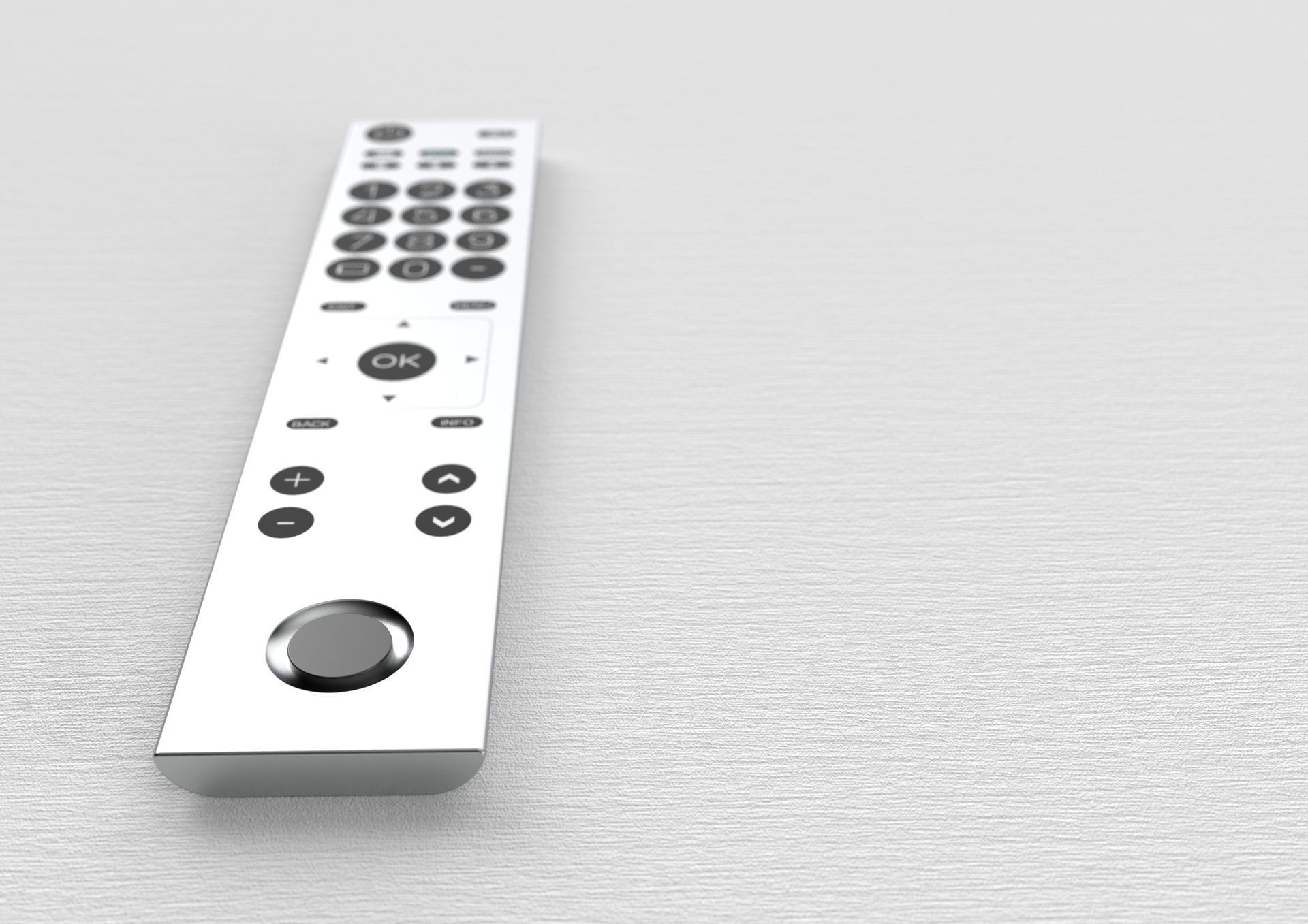 TV remote 3D model | CGTrader