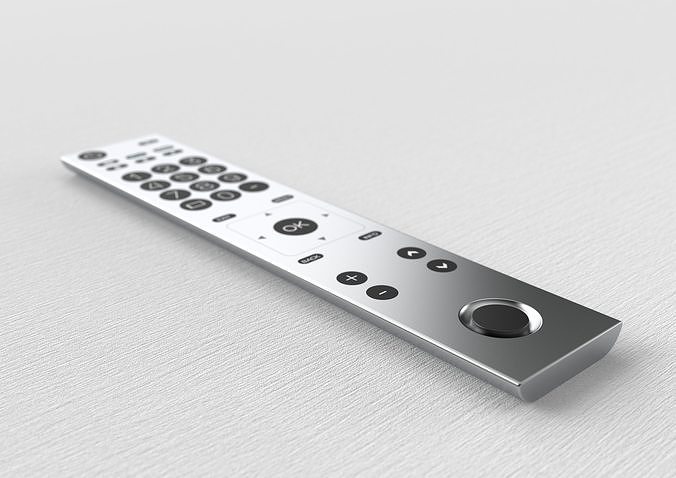 TV remote 3D model | CGTrader