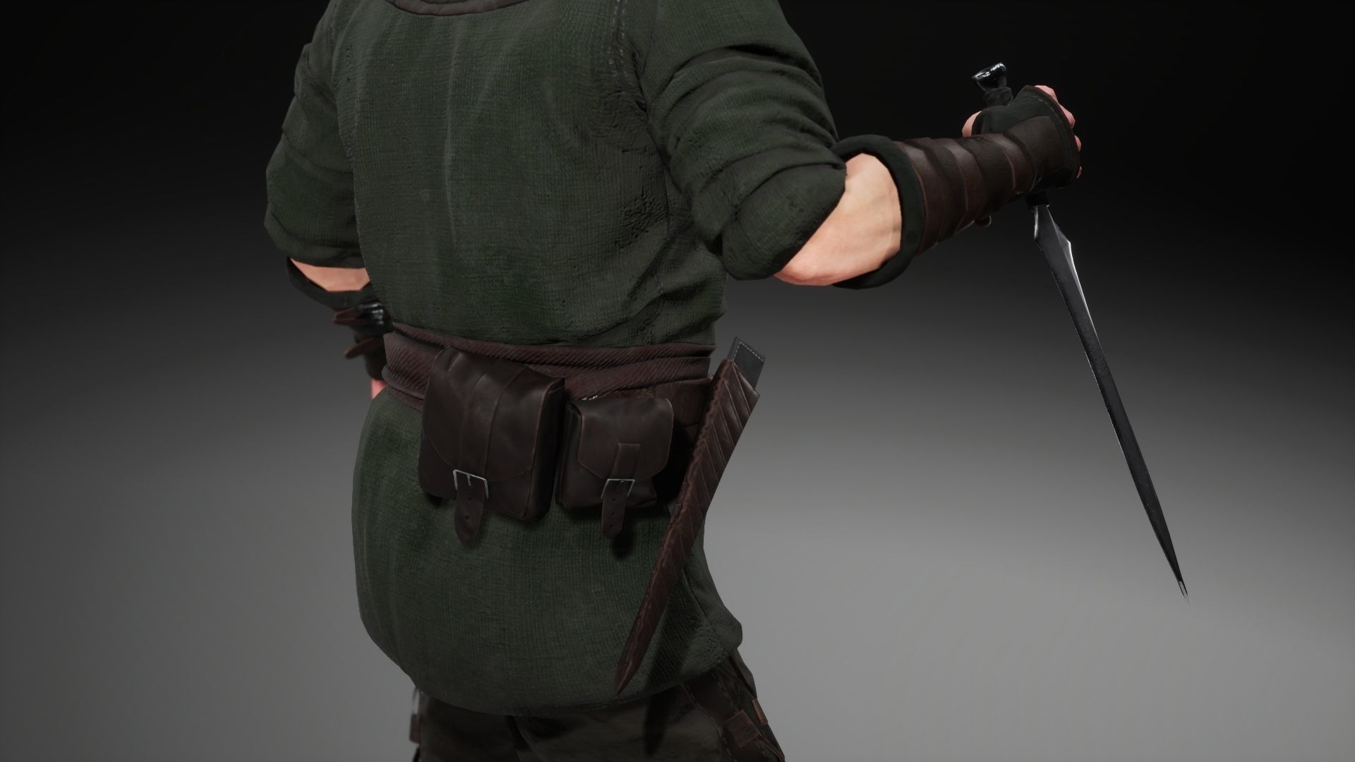 3D model Man character medieval scout VR / AR / low-poly | CGTrader