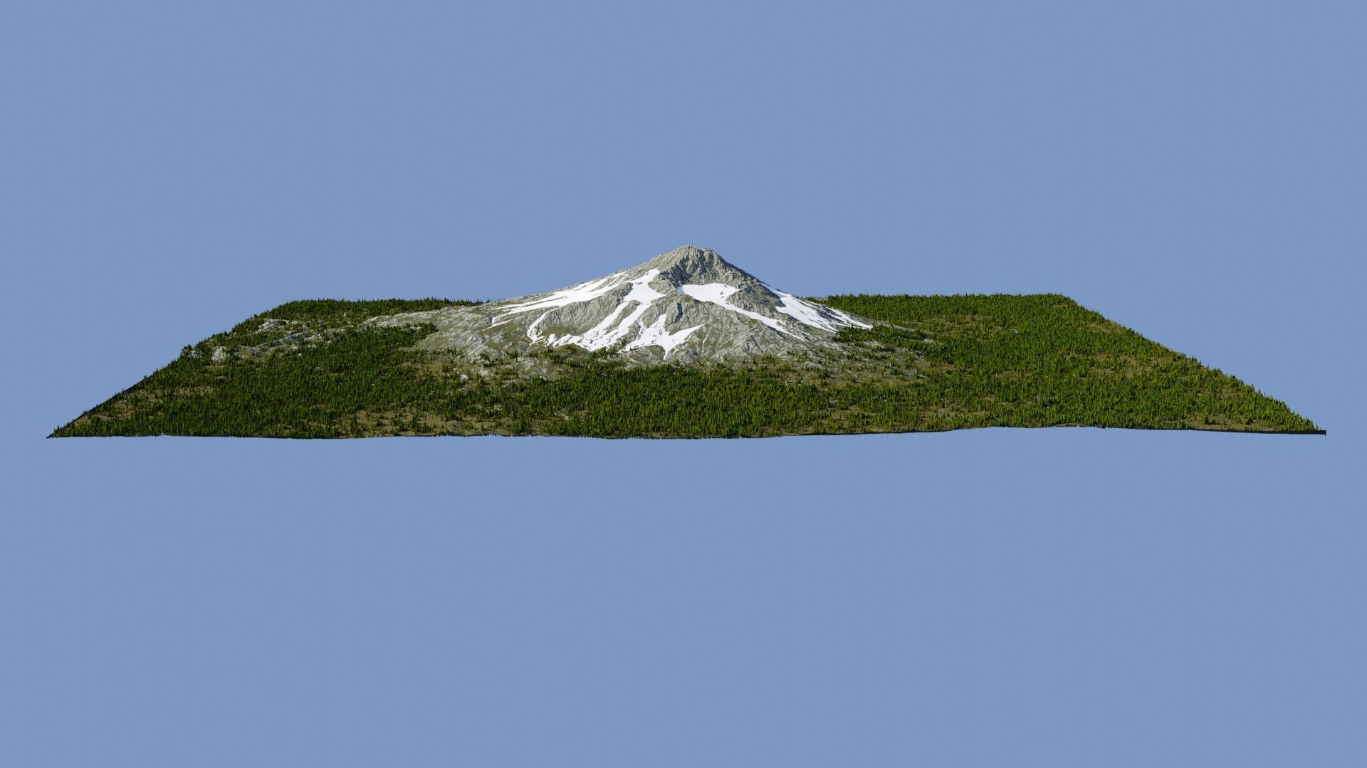 3D model High-Poly Mountain Landscape Model VR / AR / low-poly | CGTrader