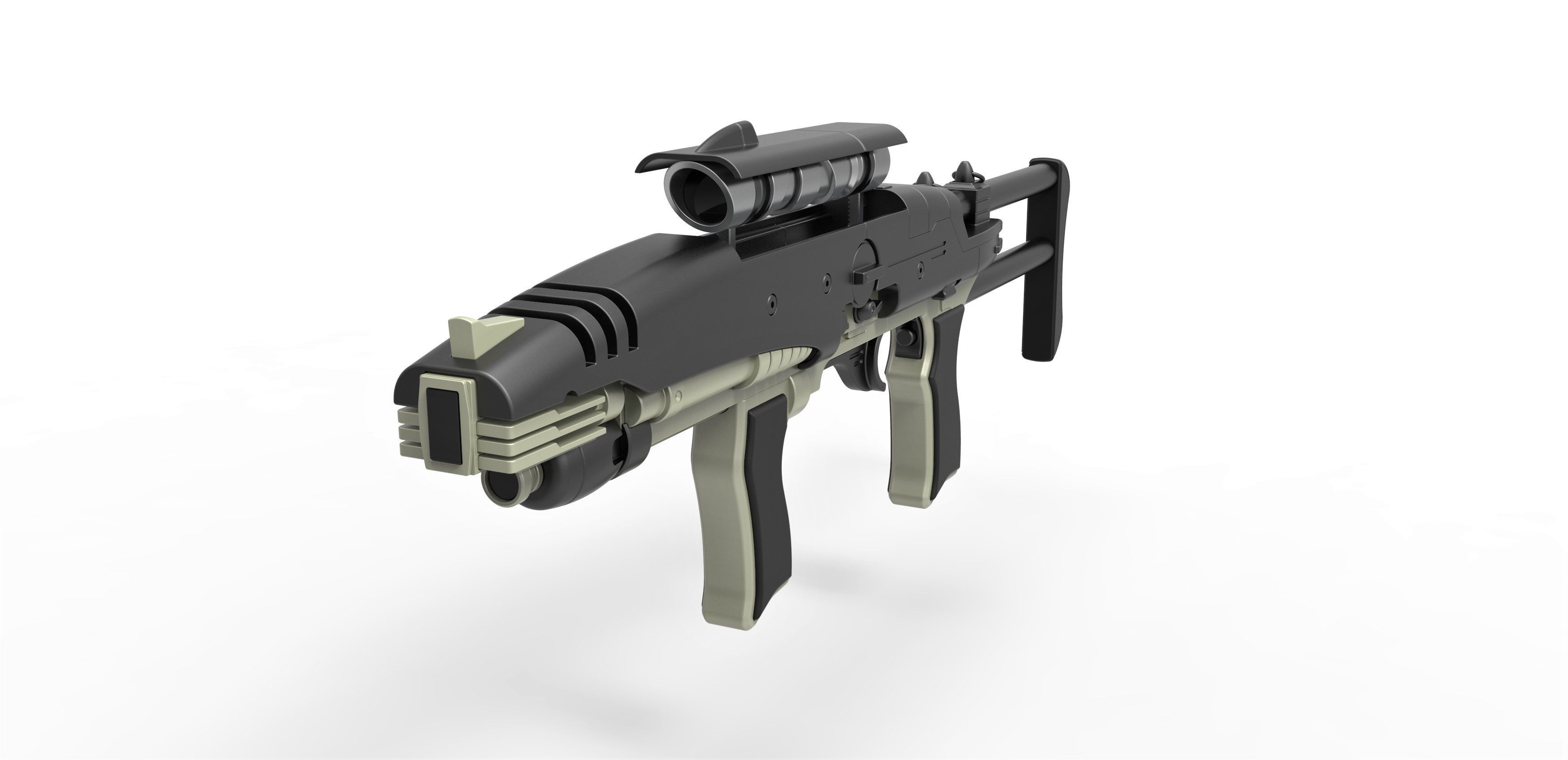 Hero MACO Particle Rifle from Star Trek Enterprise 3D model | CGTrader