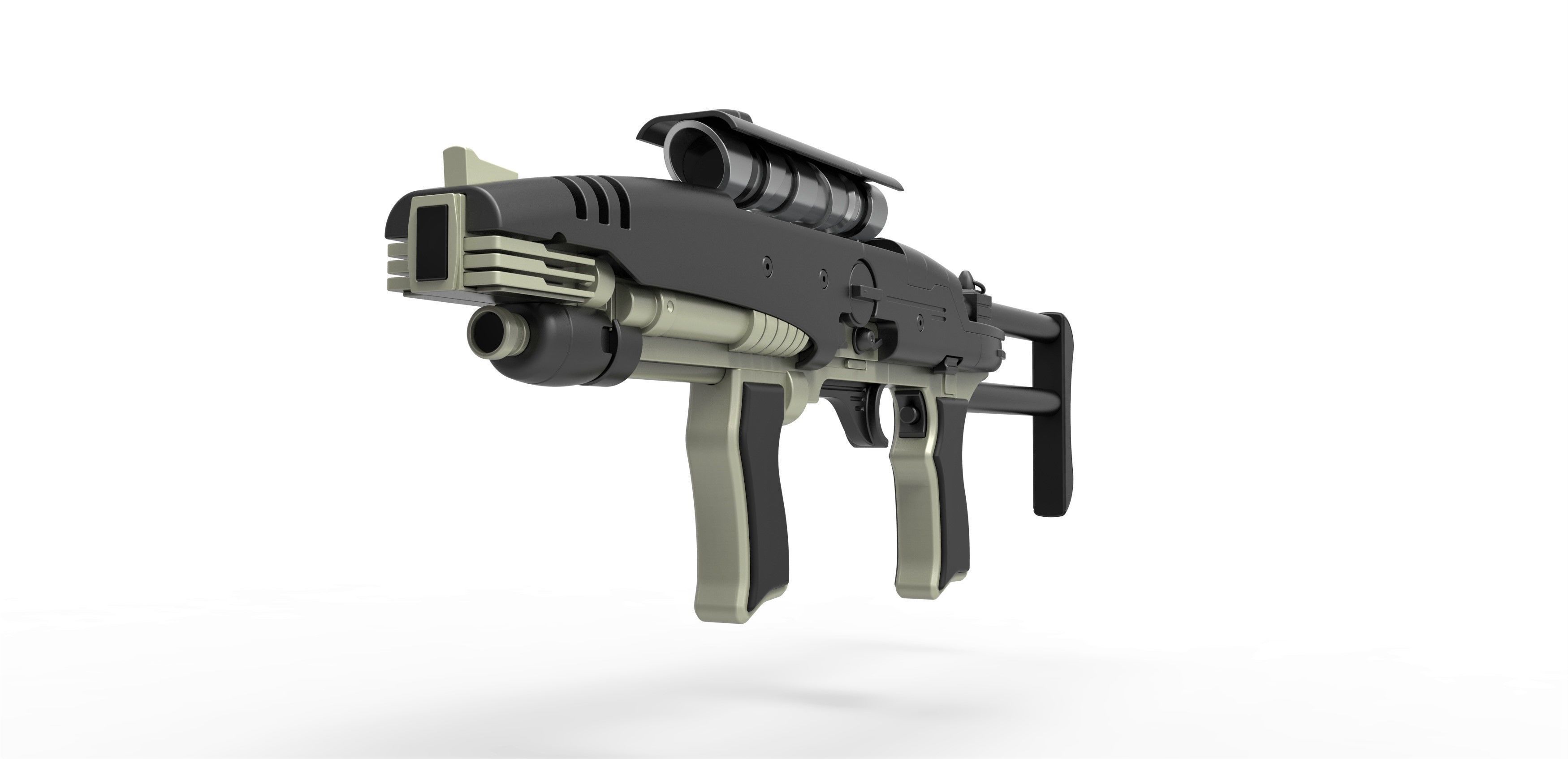 Hero MACO Particle Rifle from Star Trek Enterprise 3D model | CGTrader