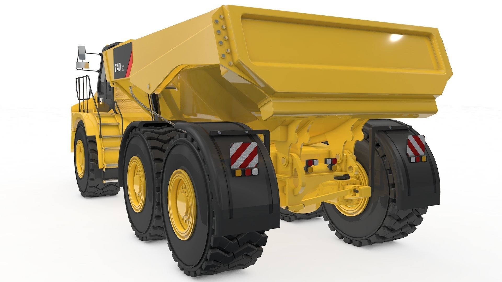 Articulated Mining Truck 3D model animated rigged | CGTrader