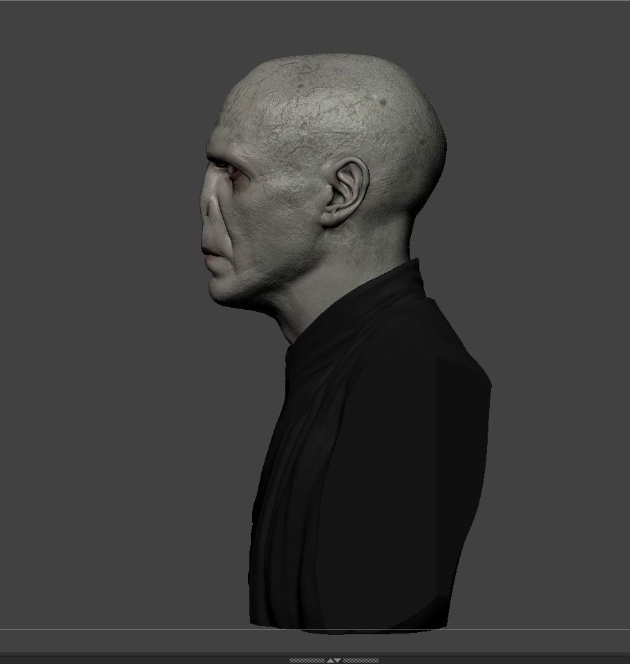 Lord Voldemort 3D model 3D printable | CGTrader