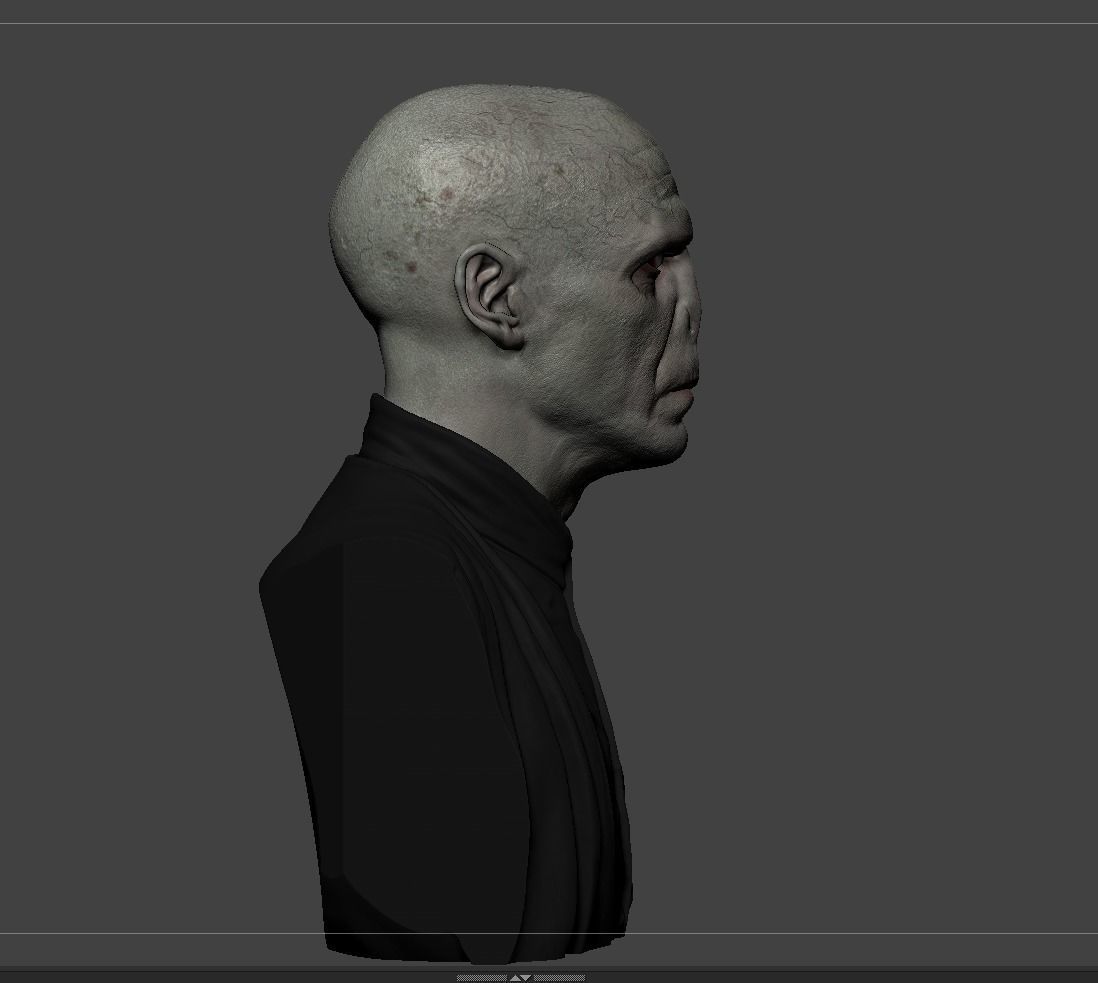 Lord Voldemort 3D model 3D printable | CGTrader