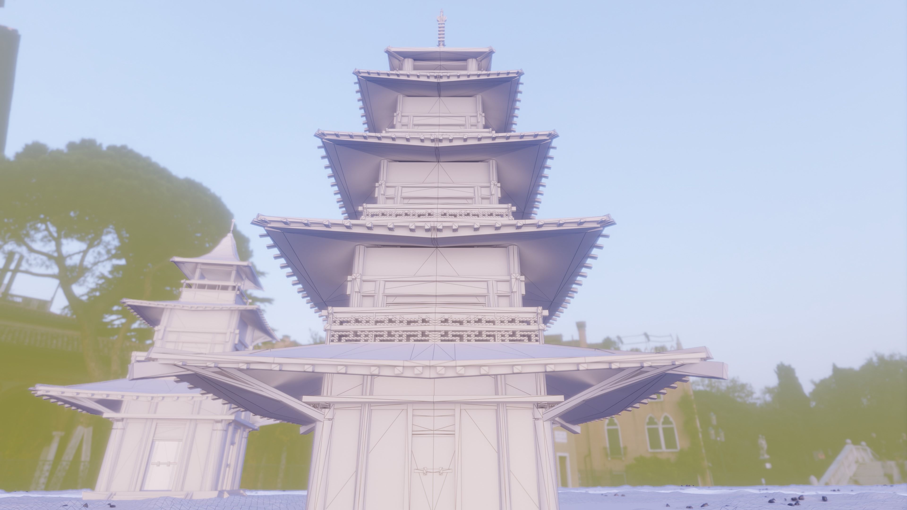 3D model japan temple VR / AR / low-poly | CGTrader
