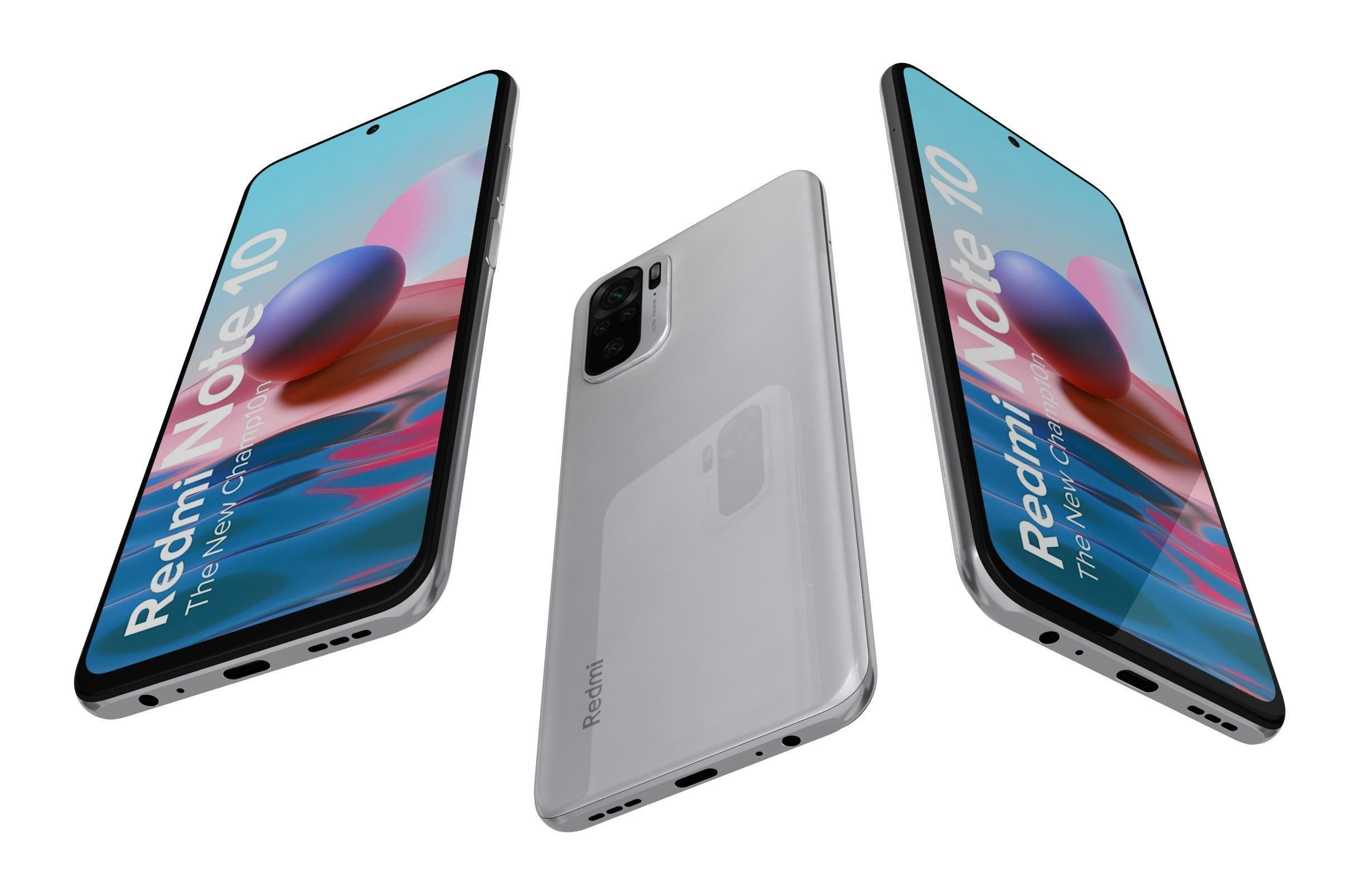 Xiaomi Redmi Note 10 All Colors 3D model | CGTrader