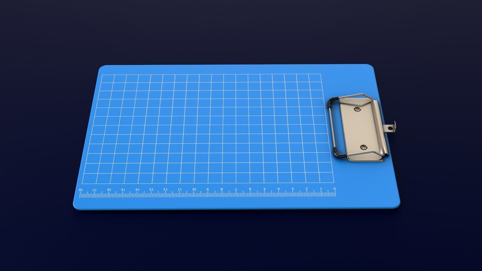 3D model Clipboard with wall hanger VR / AR / low-poly | CGTrader
