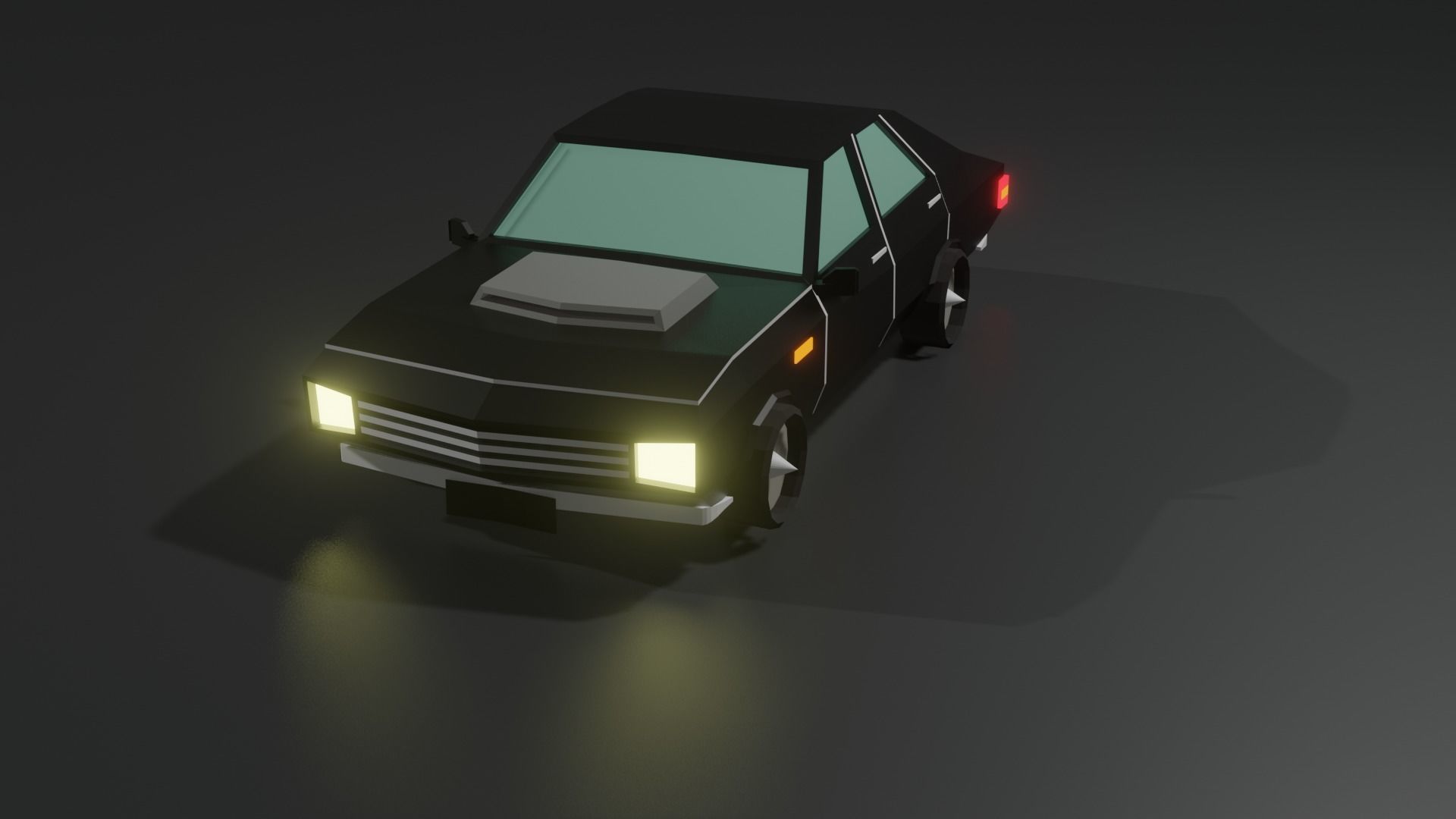 Mark 2 car free VR / AR / low-poly 3D model animated | CGTrader