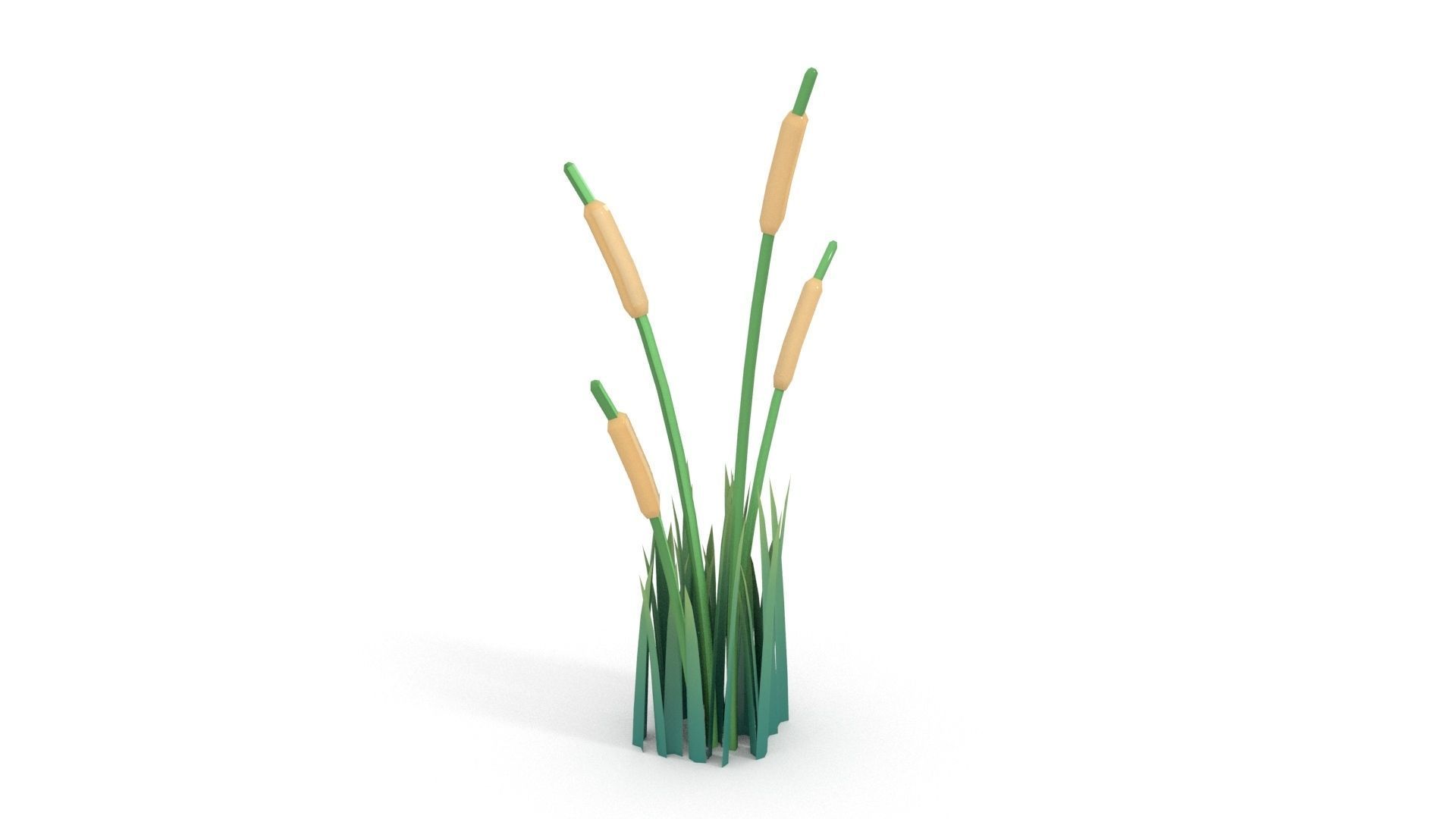 Low-poly Stylized grass collection 3D model | CGTrader