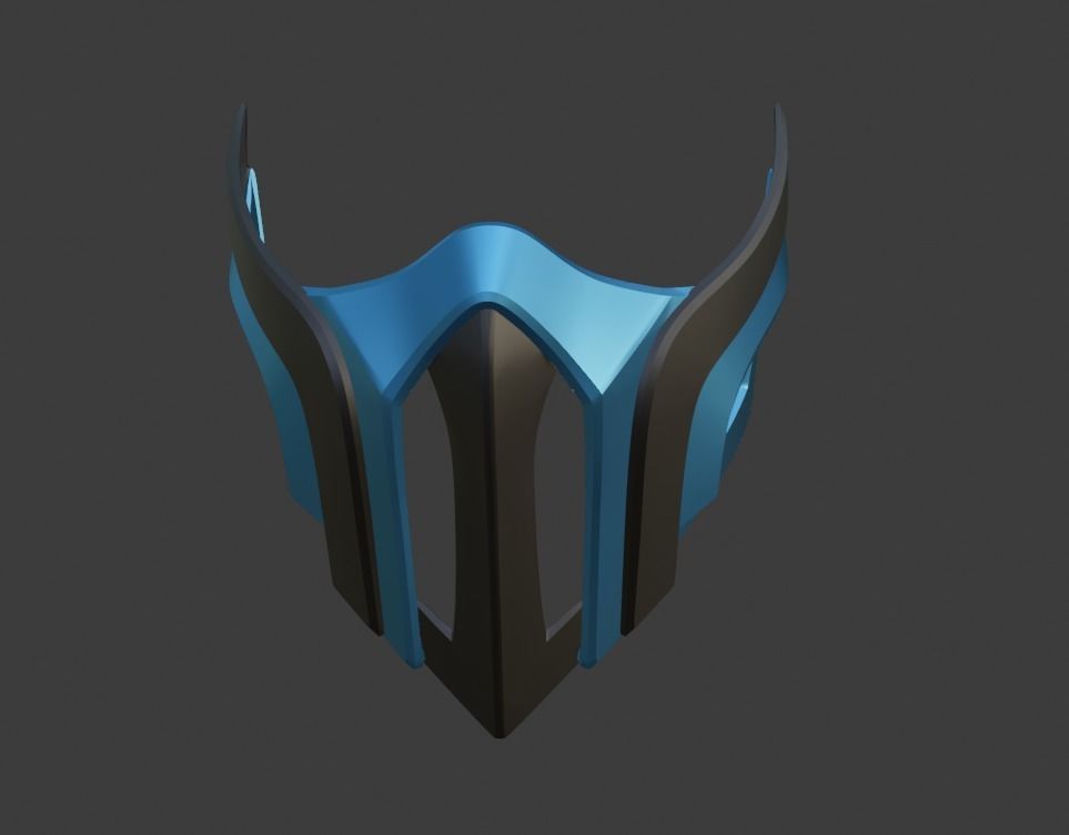 Sub Zero mask from Mortal Kombat 11 - Enemy of Shirai Ryu 3D model 3D ...