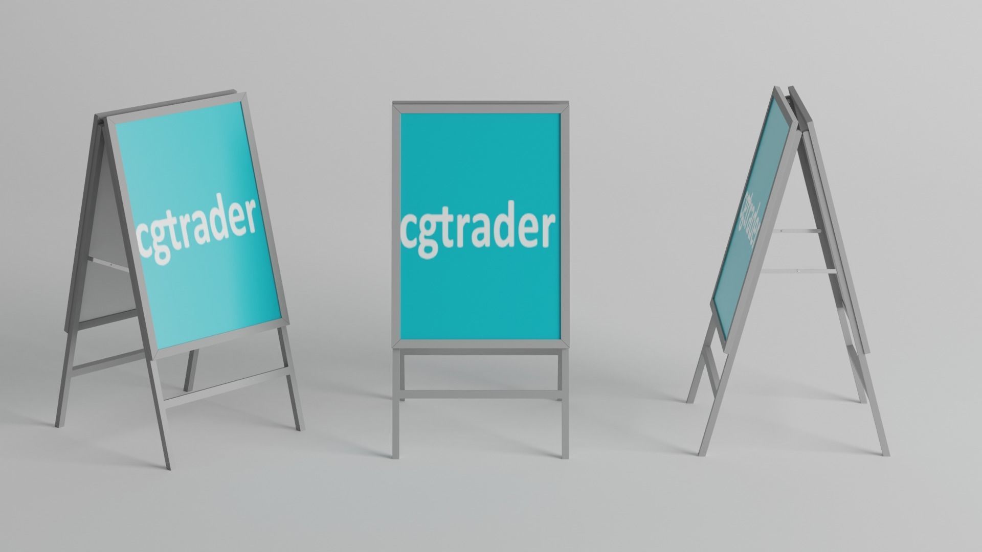 Advertisement Panel 3D model | CGTrader