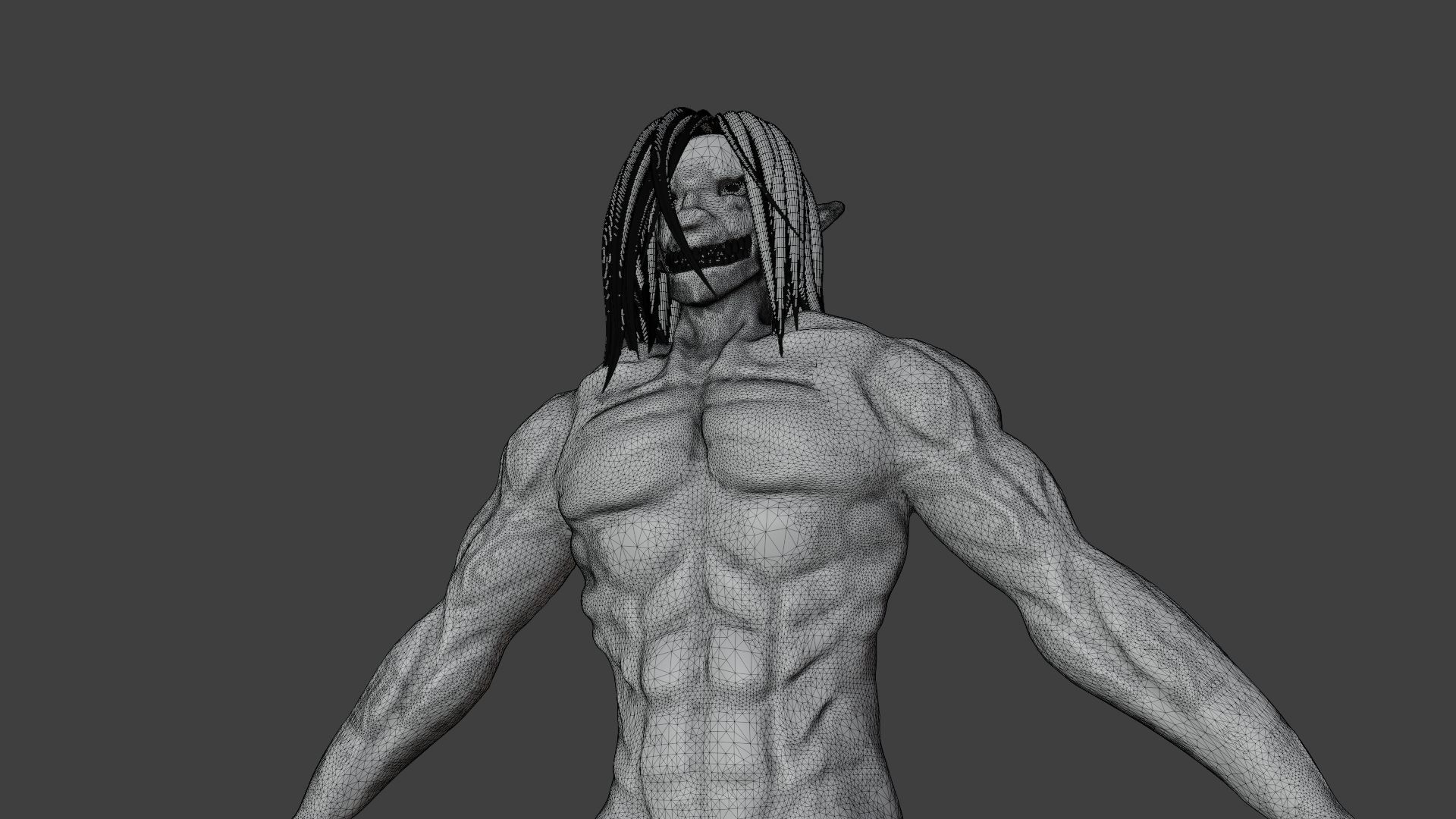 Shingeki No Kyojin - Eren Titan Season 4 - 3D model 3D model rigged ...