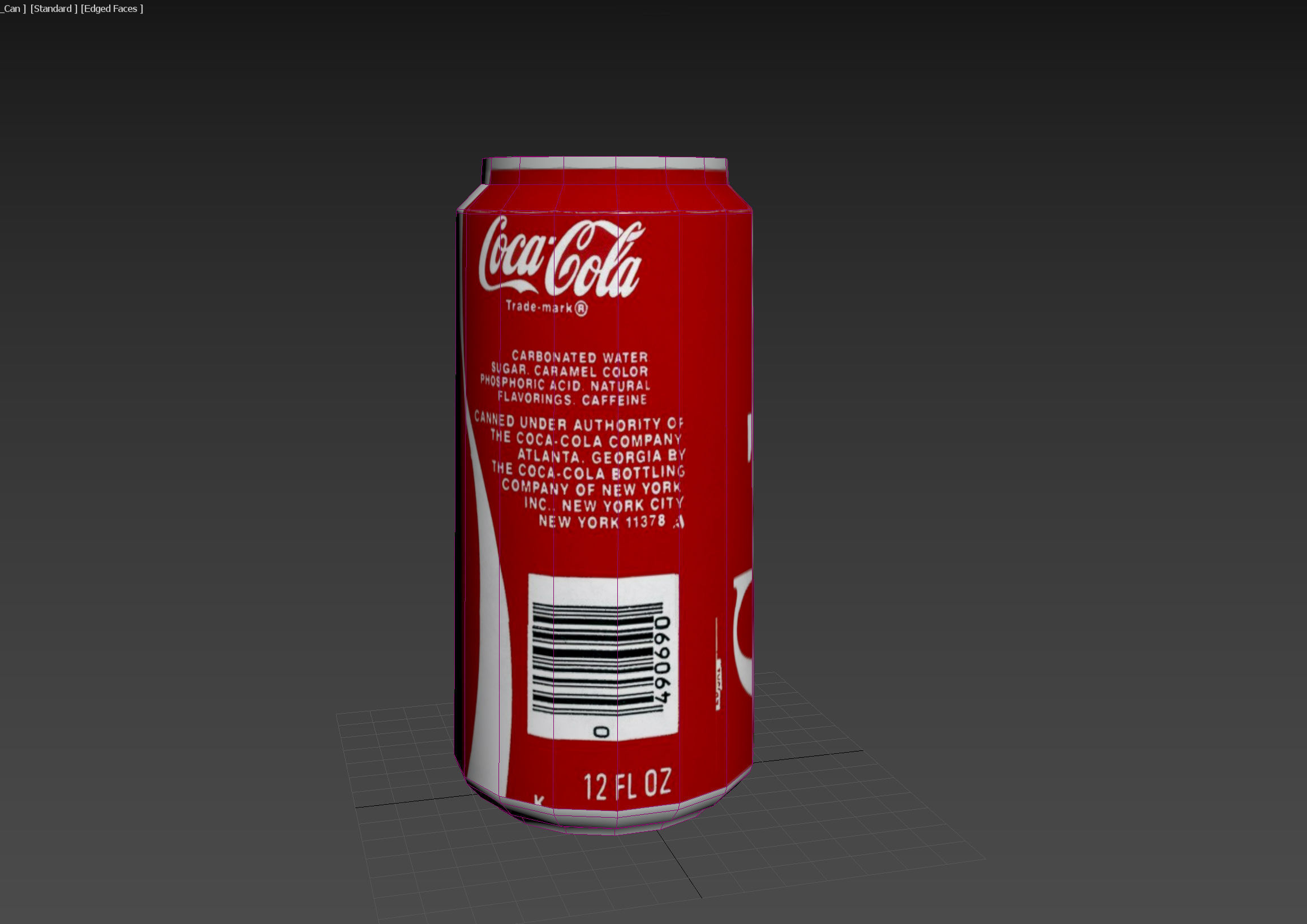 3D model Retro Coca Cola 1980s design Coke can VR / AR / low-poly ...