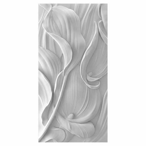Calla lily bas-relief 3D model | CGTrader