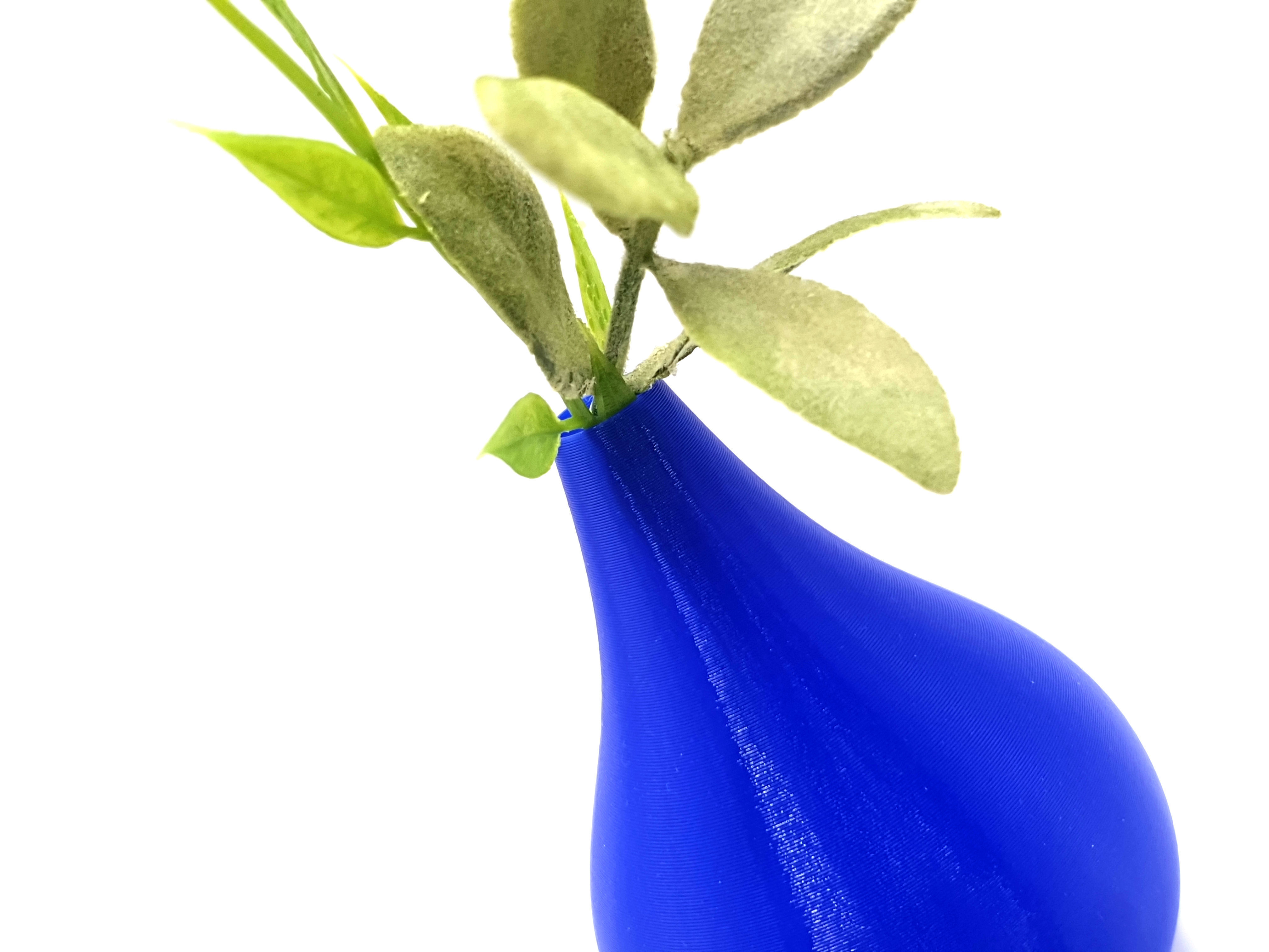Vase Raindrop 3D model 3D printable | CGTrader