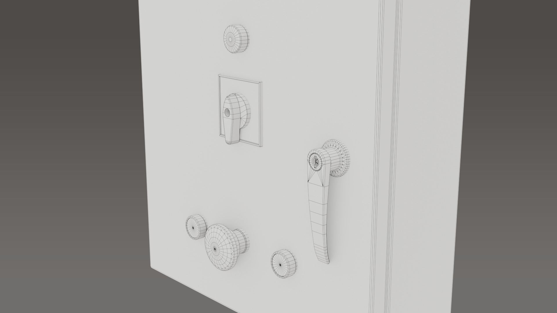 3D model Electrical Control Box VR / AR / low-poly | CGTrader