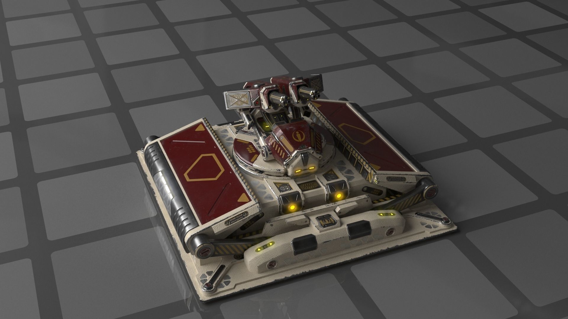 Imperial Medium Repeater 3D model animated | CGTrader