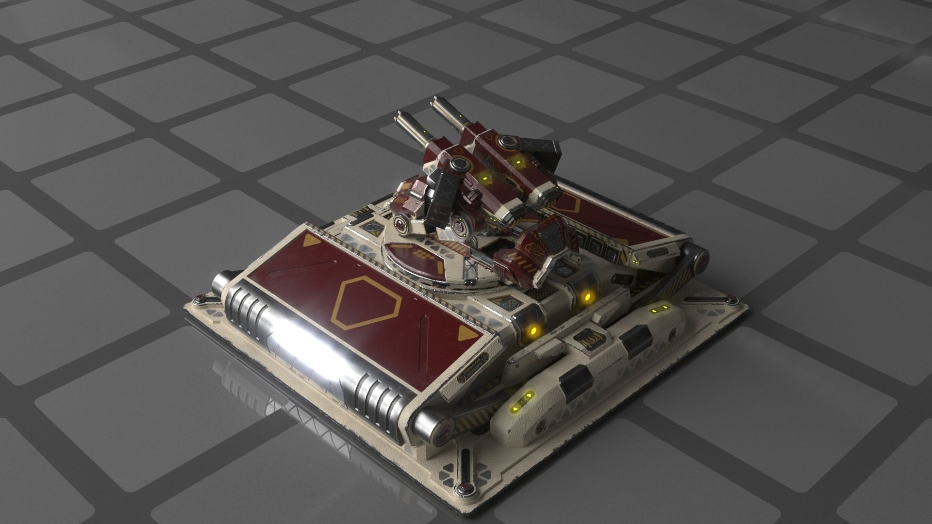 Imperial Medium Repeater 3D model animated | CGTrader