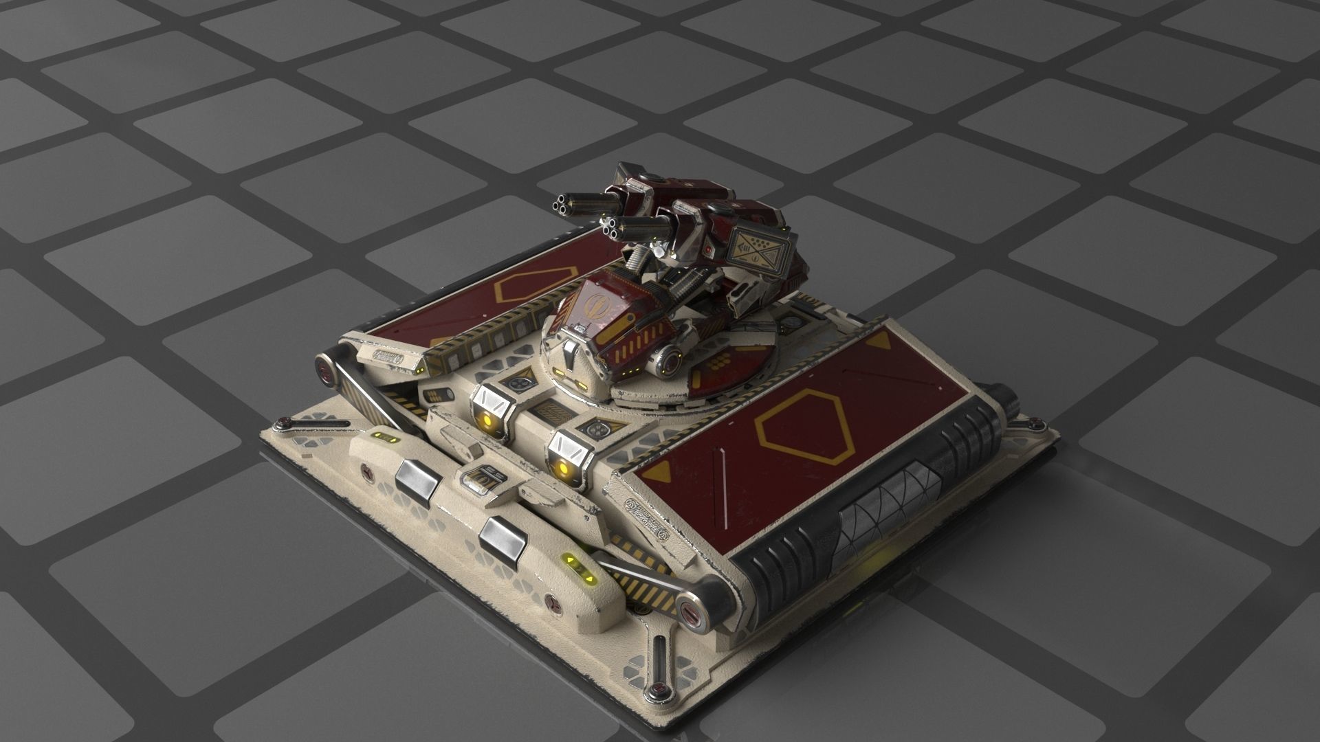 Imperial Medium Repeater 3D model animated | CGTrader