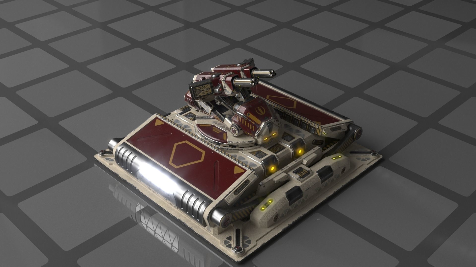 Imperial Medium Repeater 3D model animated | CGTrader