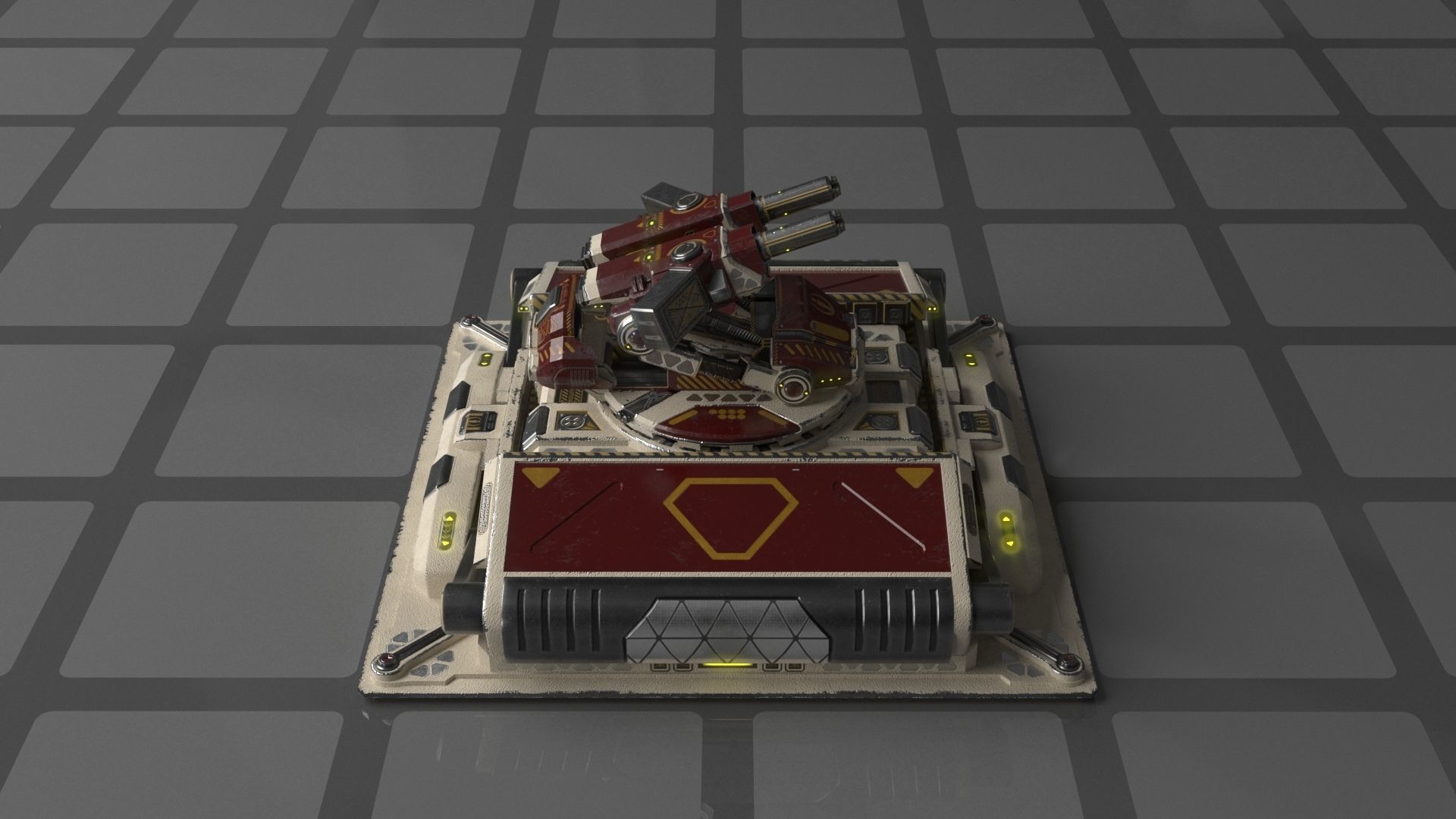 Imperial Medium Repeater 3D model animated | CGTrader