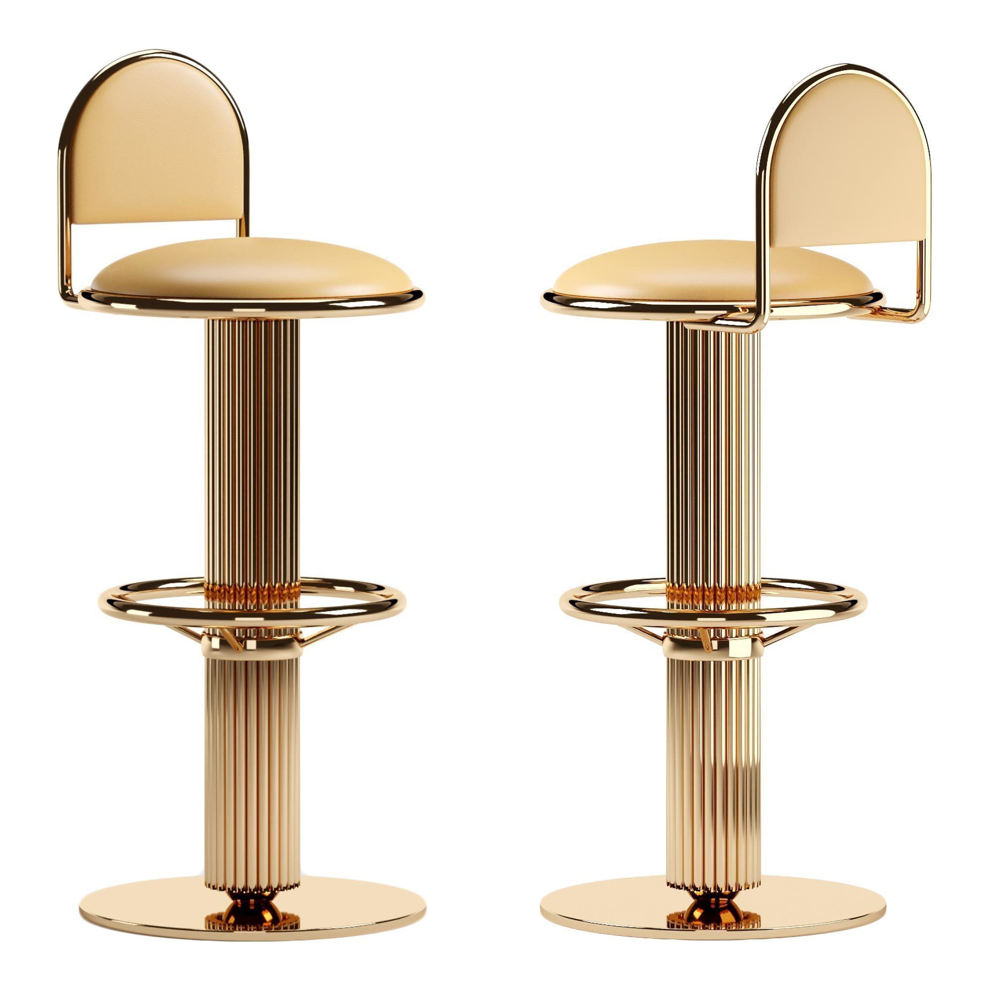 Bar chair CHUCK 3D model | CGTrader