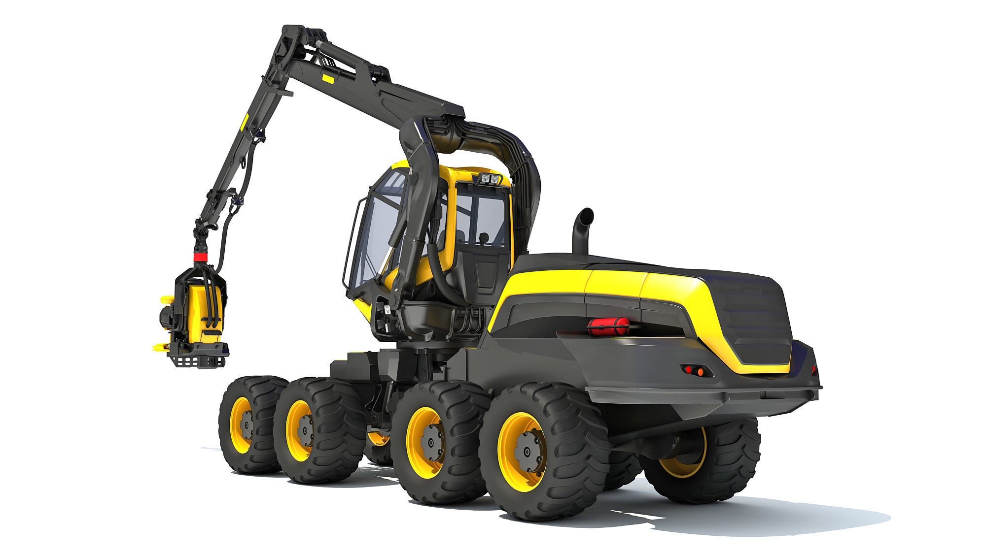 Forestry Harvester 3D model | CGTrader