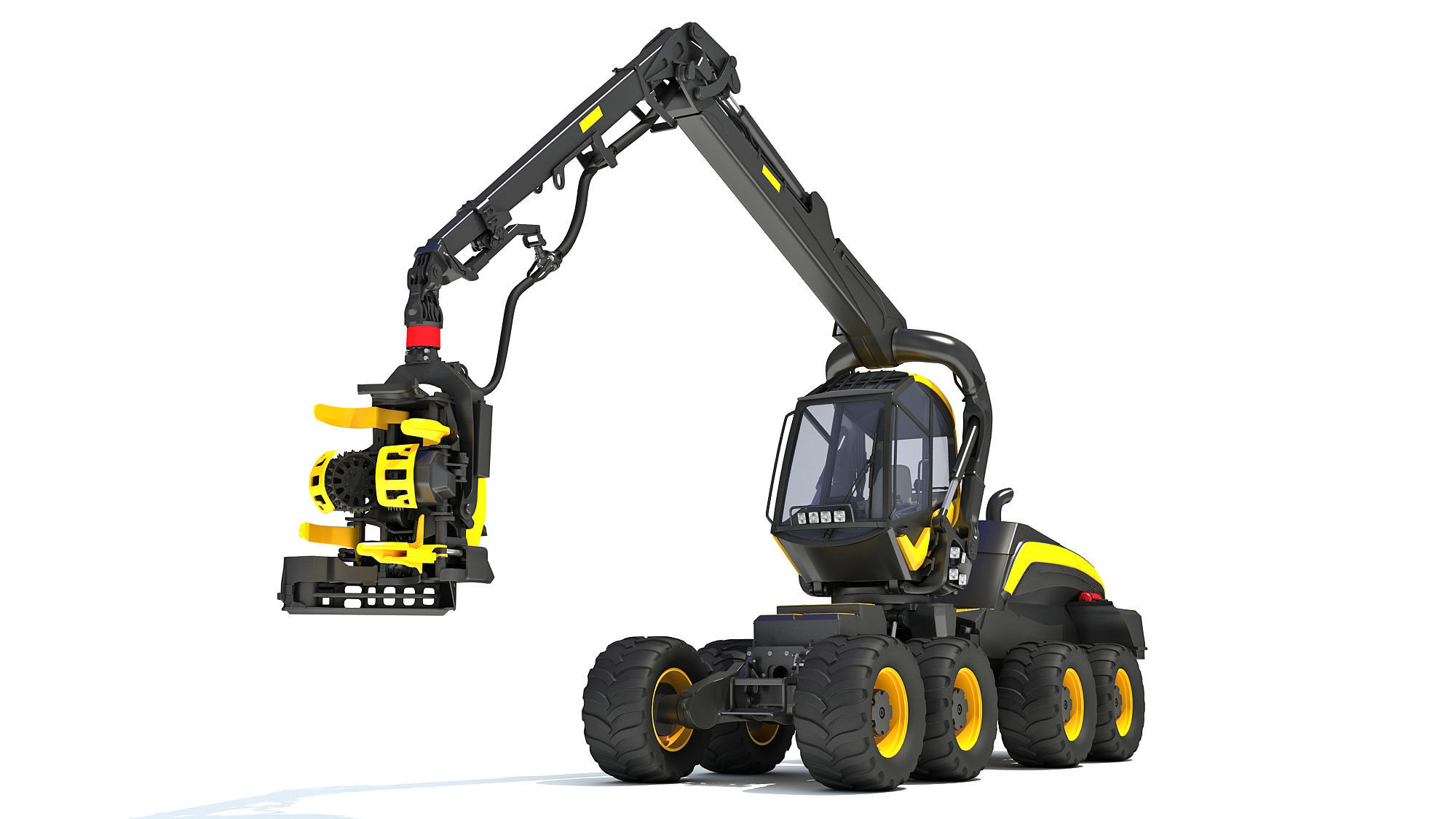 Forestry Harvester 3D model | CGTrader