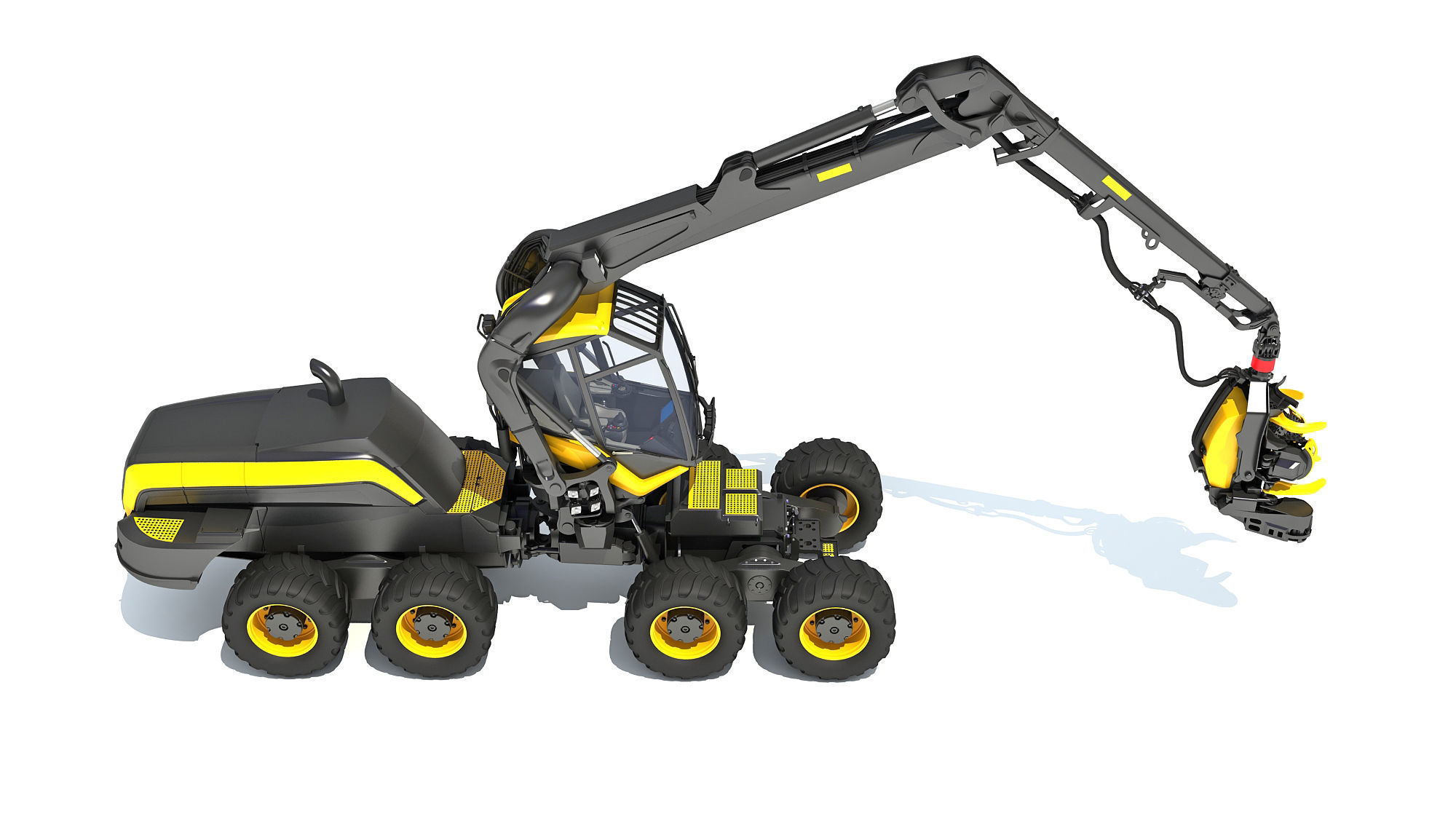 Forestry Harvester 3D model | CGTrader