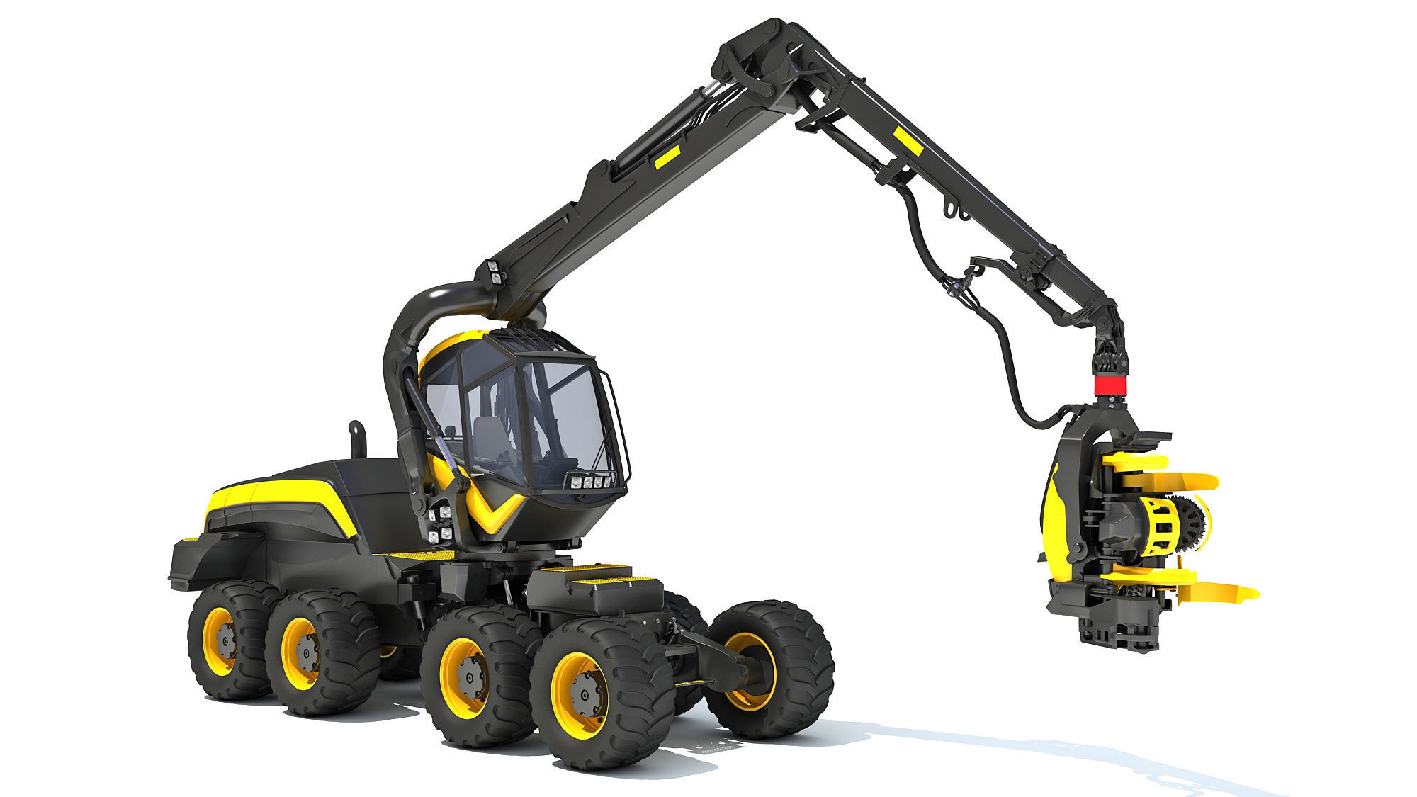 Forestry Harvester 3D model | CGTrader