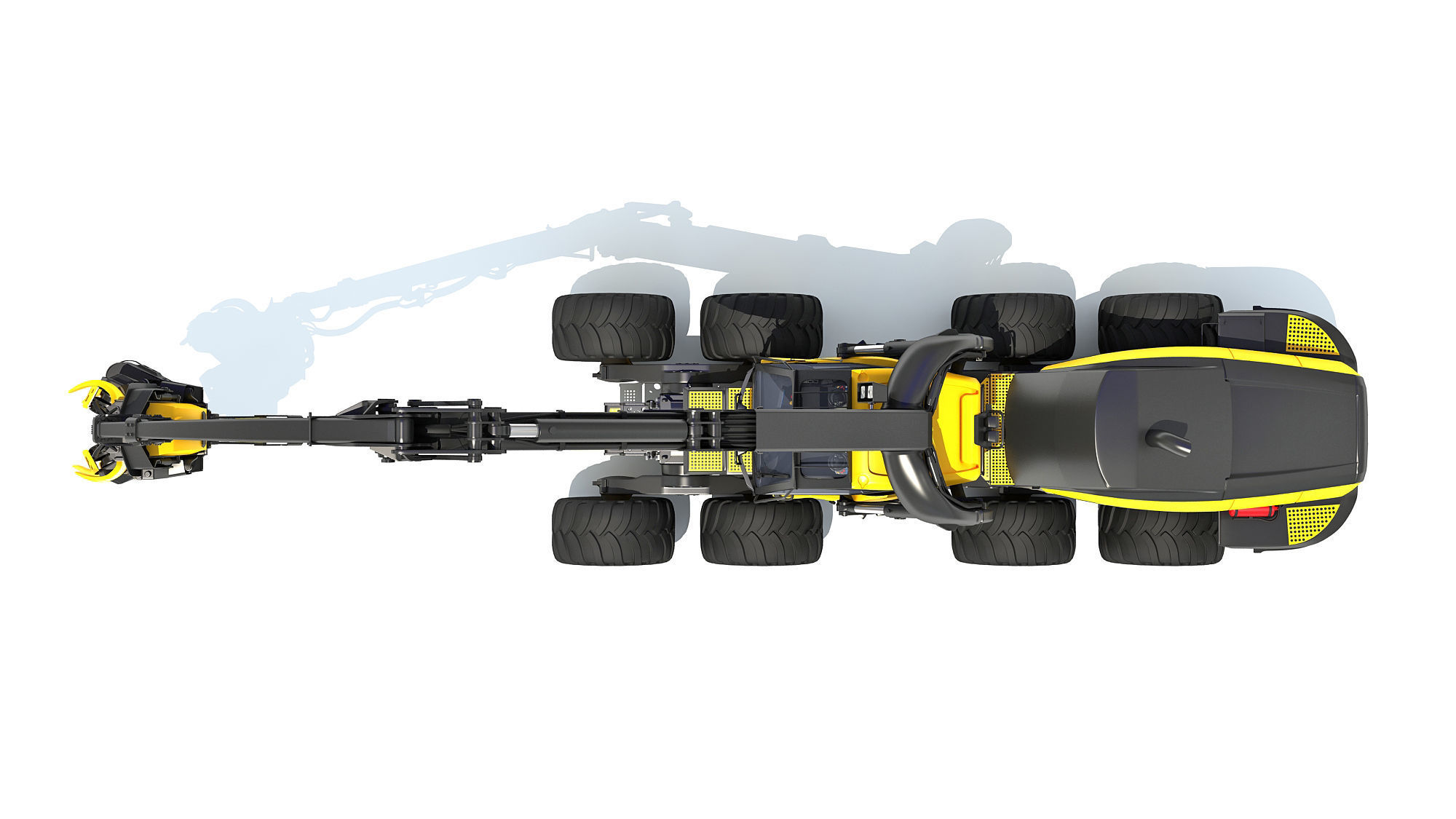 Forestry Harvester 3D model | CGTrader