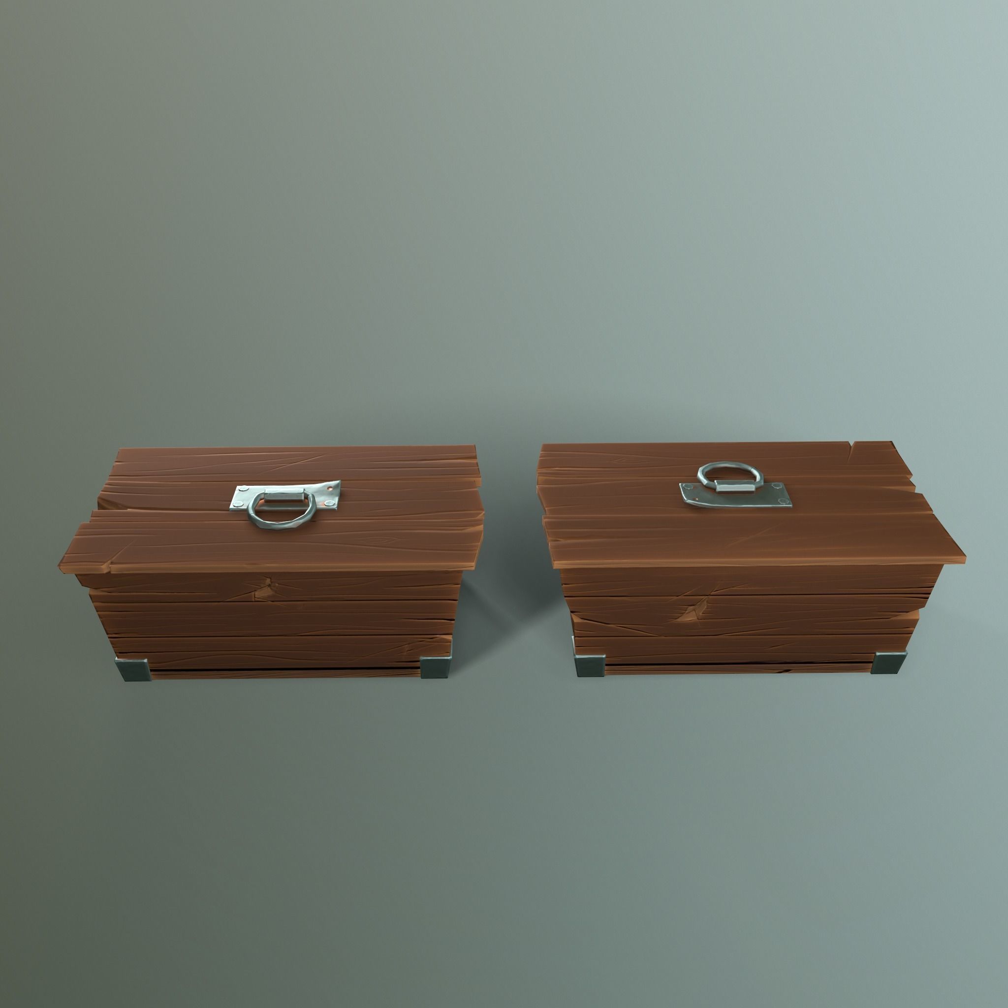 3D model STYLIZED MEDIEVAL - Keys and Chests VR / AR / low-poly | CGTrader