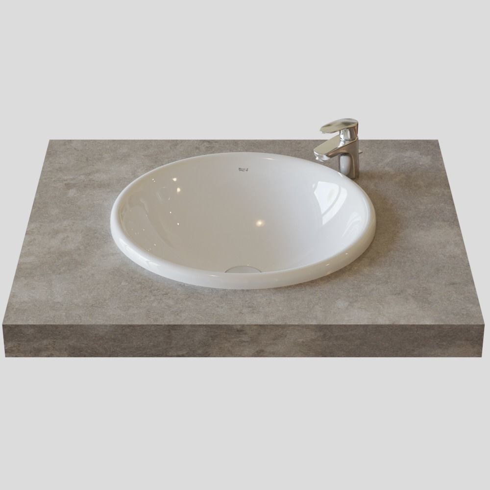 Roca Foro sink D36 cm built-in top 327880000 3D model | CGTrader